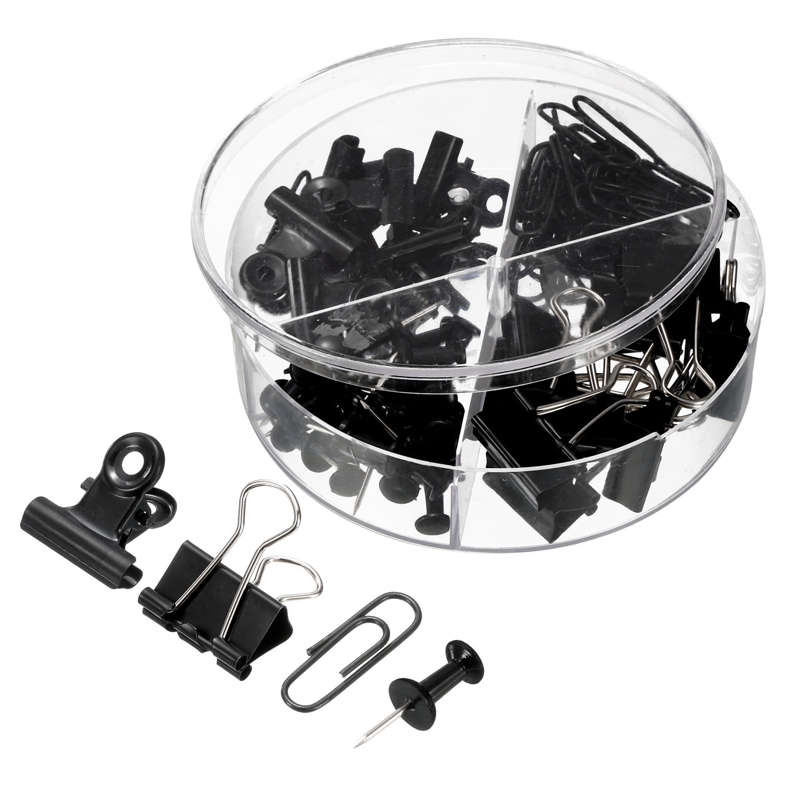 Uxcell Paper Clips Binder Clips Set, Office Clips with Ticket Folders ...