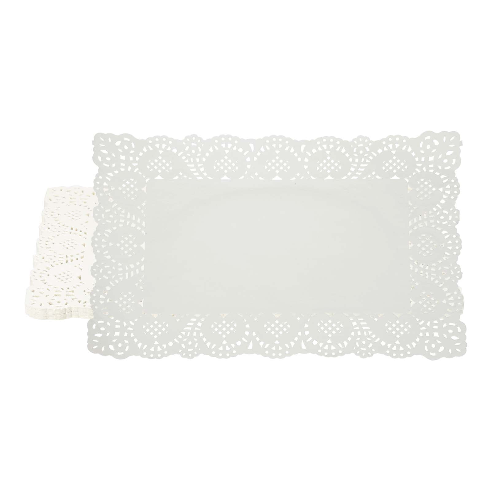 Uxcell Paper Doilies Lace Doilies Round Disposable 15.7 Inch - Walmart.com