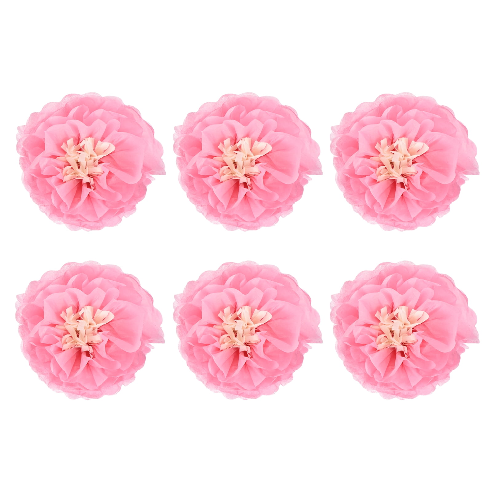 Uxcell Paper Flowers 13D Tissue Paper Pom Poms for DIY Crafting Wall ...