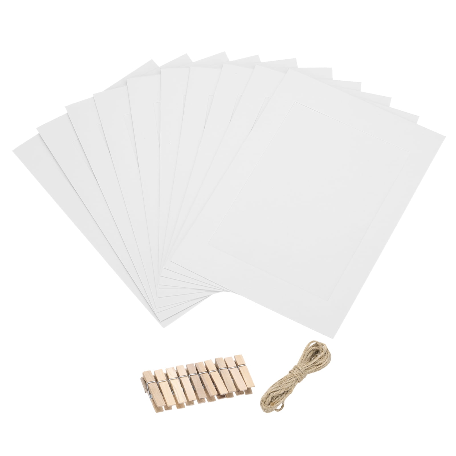 Uxcell Paper Photo Frames, Cardboard Picture Frames with Clips ...