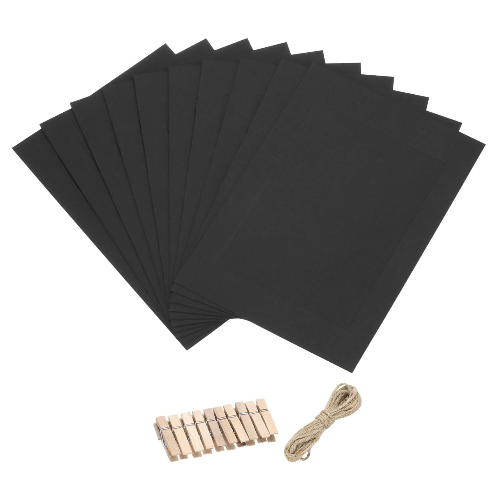 Uxcell Paper Photo Frames, Cardboard Picture Frames with Clips ...