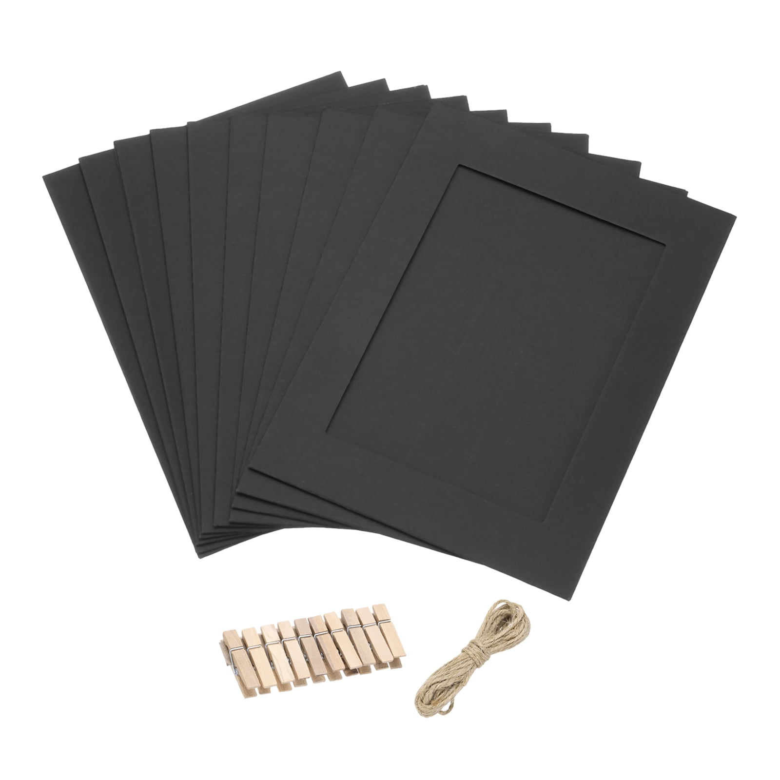 Uxcell Paper Photo Frames, Cardboard Picture Frames with Clips ...