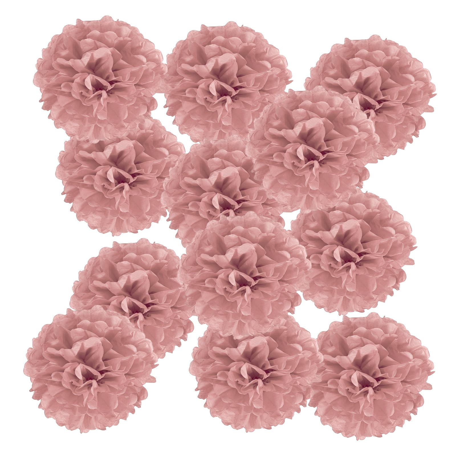 Uxcell Paper Pom Poms, Paper Flower Ball Kit for Birthday Bachelorette ...