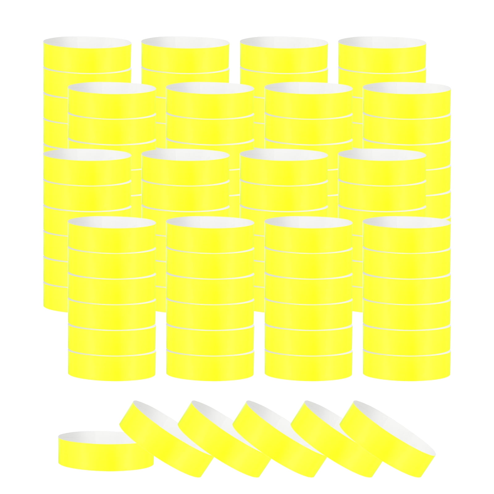 Uxcell Paper Wristbands for Events Neon Party Wrist Bands Colored ...