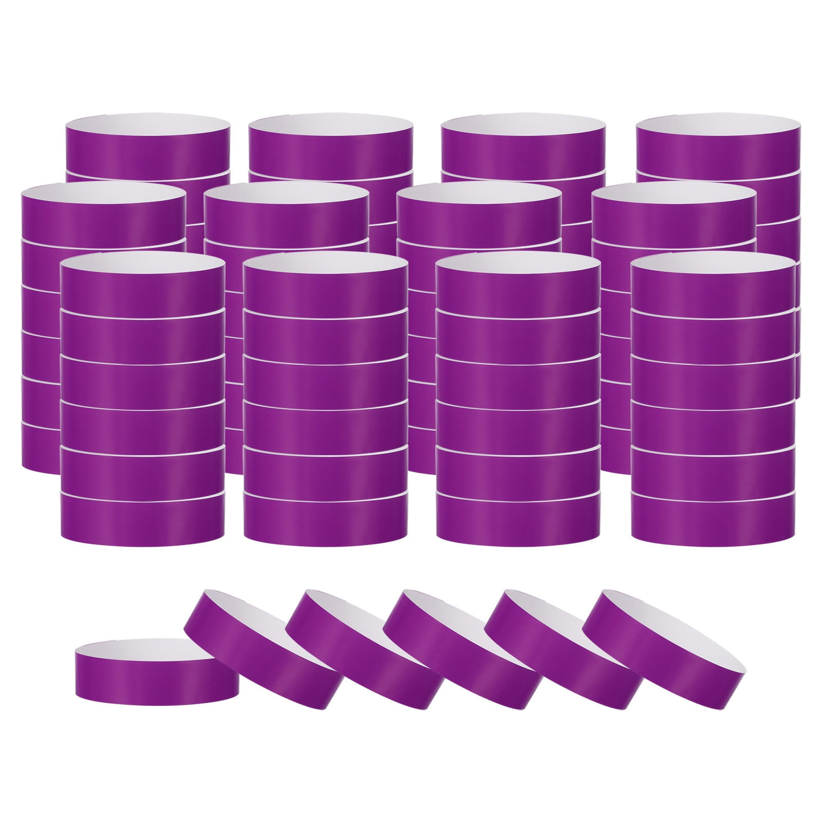 Uxcell Paper Wristbands for Events, Neon Party Wrist Bands, Colored ...