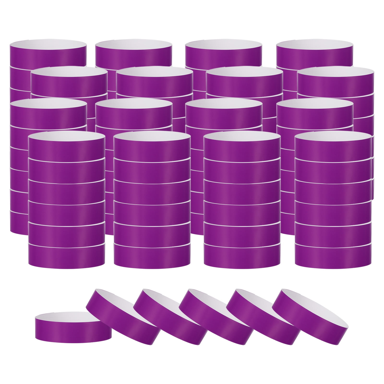 Uxcell Paper Wristbands for Events Neon Party Wrist Bands Colored ...