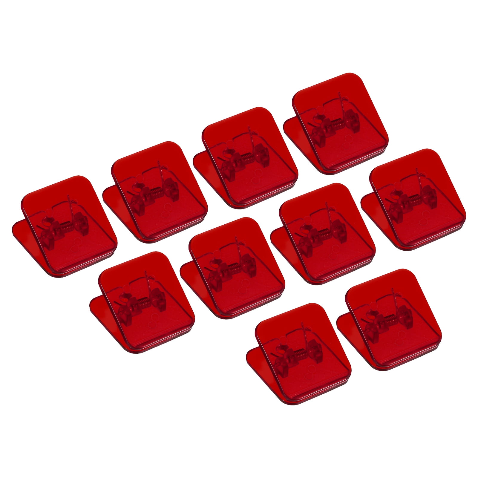 Uxcell Paper and Bag Clips,10Pack Square Clamps Snacks Bag Clips ...