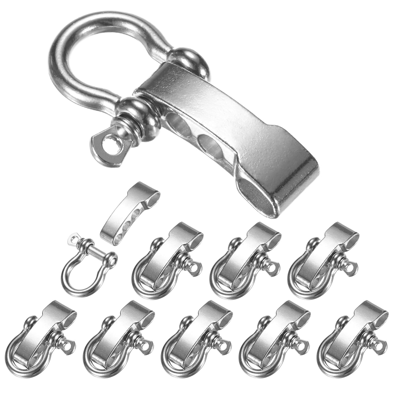 Uxcell Paracord Bracelet Shackle Buckle [10PCS] - Adjustable Metal O ...