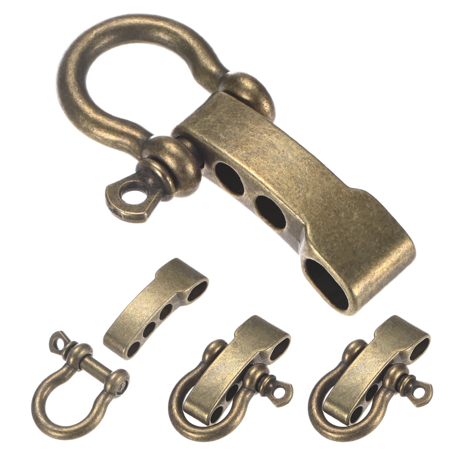 Uxcell Paracord Bracelet Shackle Buckle [4PCS] - Adjustable Metal O Bow ...