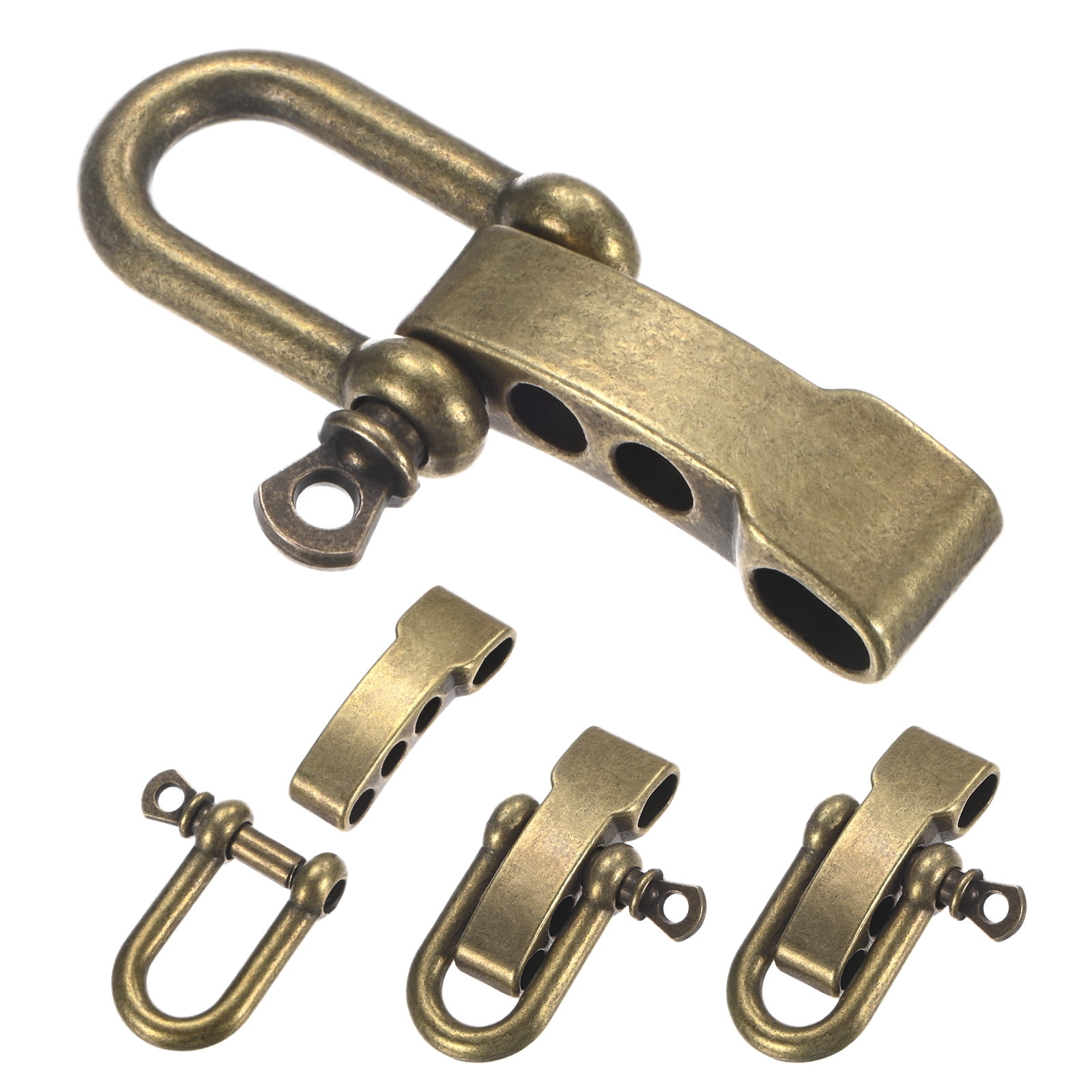 Uxcell Paracord Bracelet Shackle Buckle [4PCS] - Adjustable Metal U Bow ...