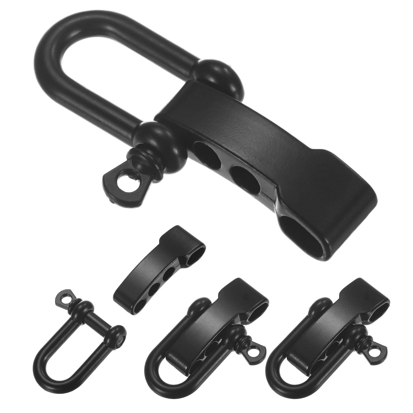 Uxcell Paracord Bracelet Shackle Buckle [4PCS] - Adjustable Metal U Bow ...