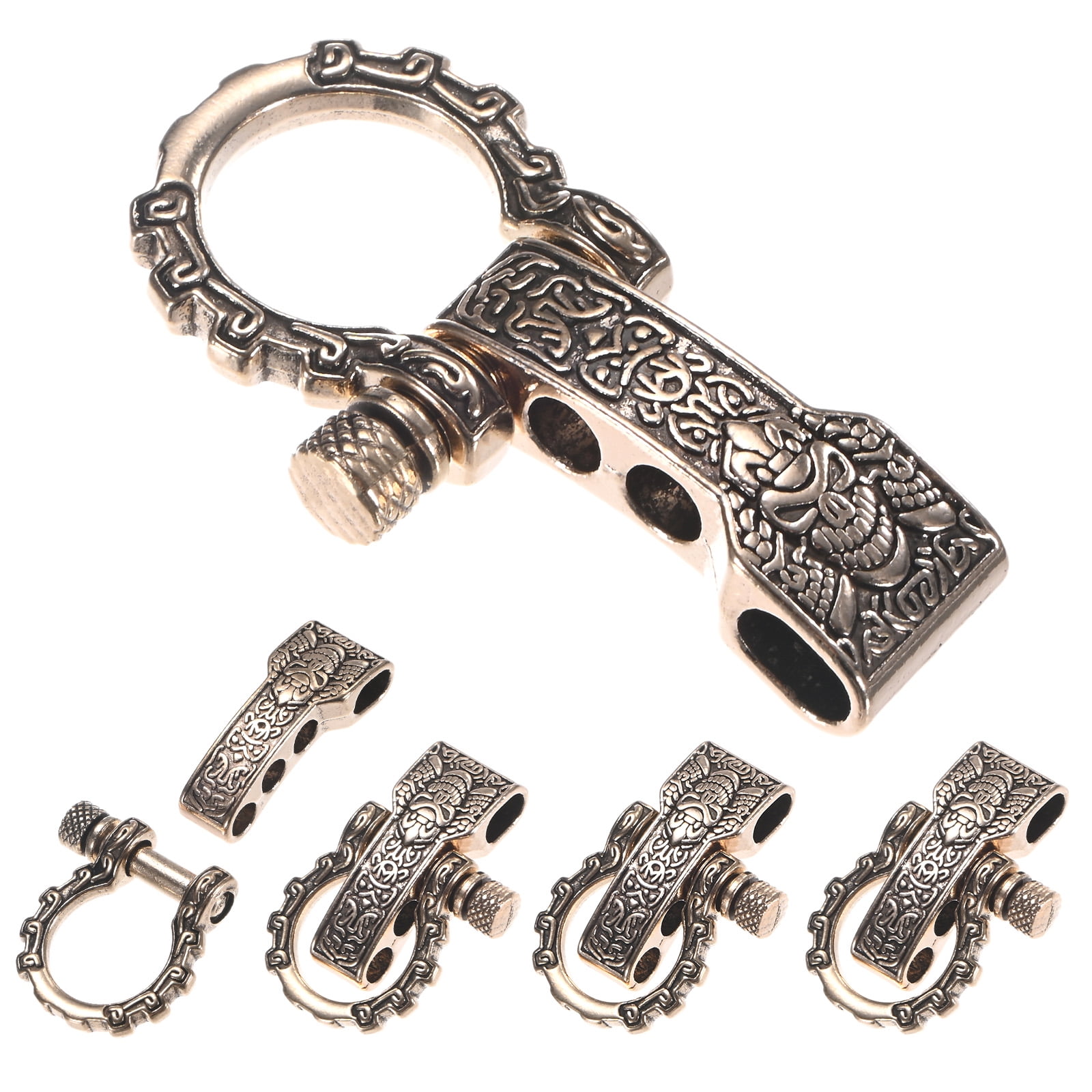 Uxcell Paracord Bracelet Shackle Buckle [5PCS] - Adjustable Metal ...