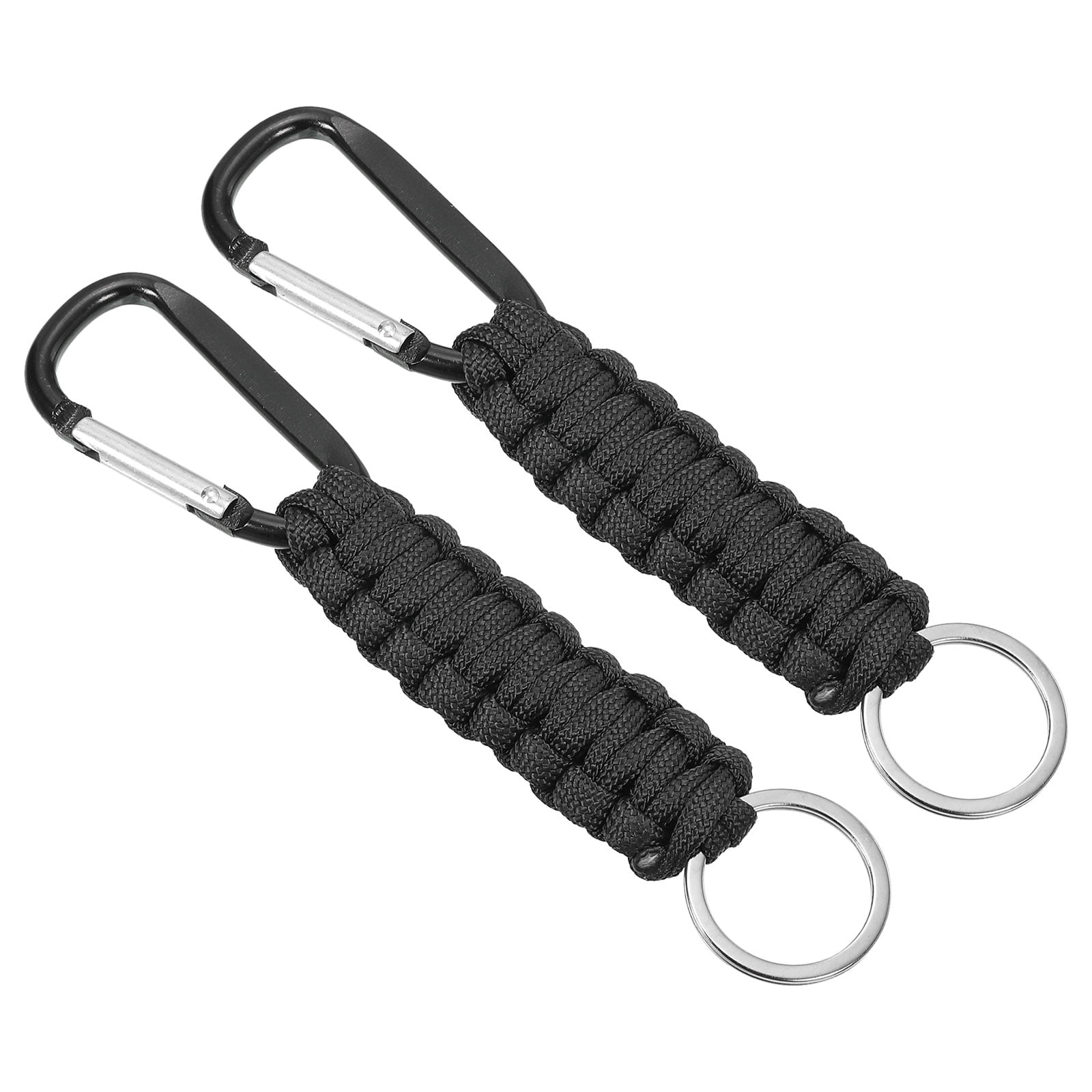 Uxcell Paracord Keychains Braided Paracord Keychain Clip Paracord ...