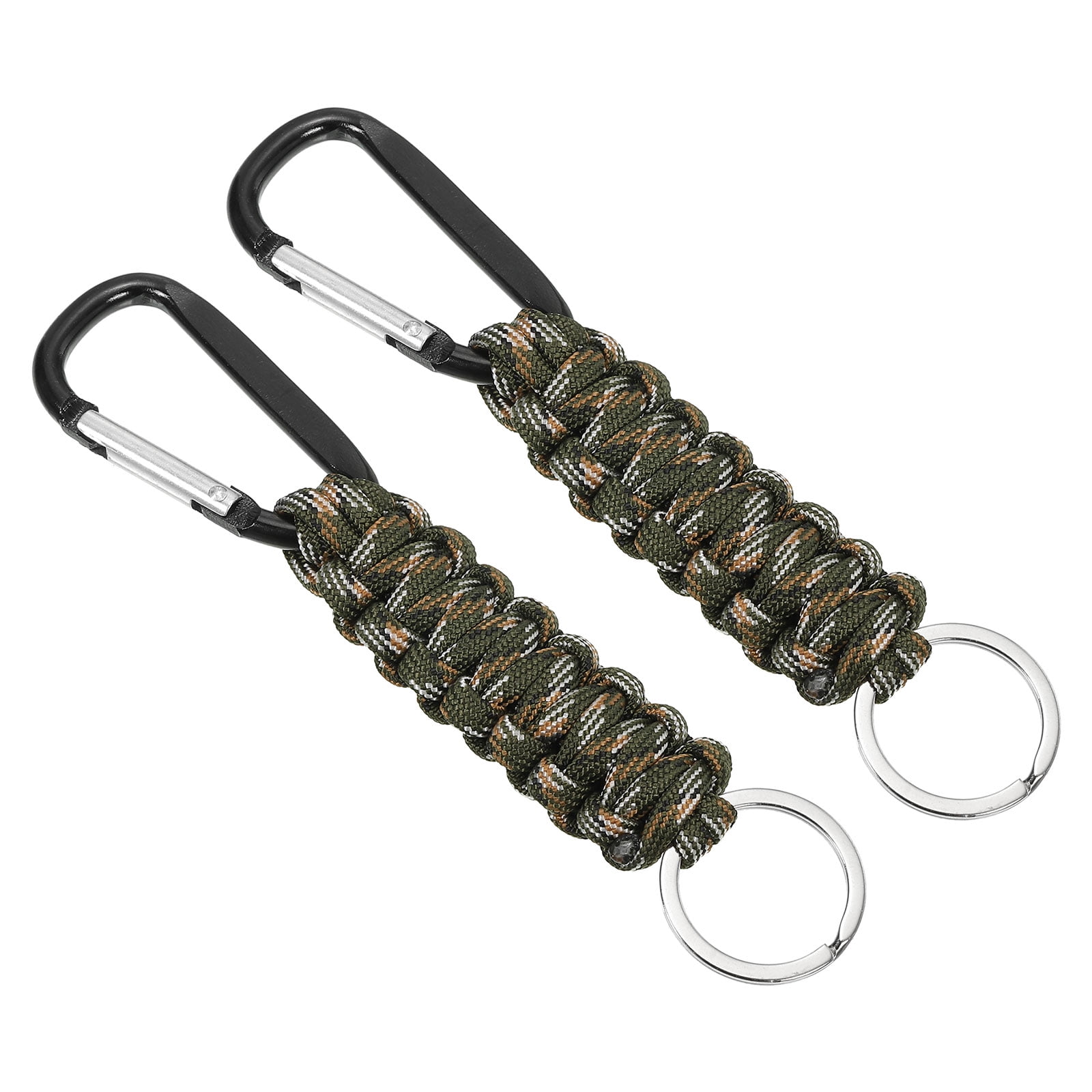 Uxcell Paracord Keychains Braided Paracord Keychain Clip Paracord ...