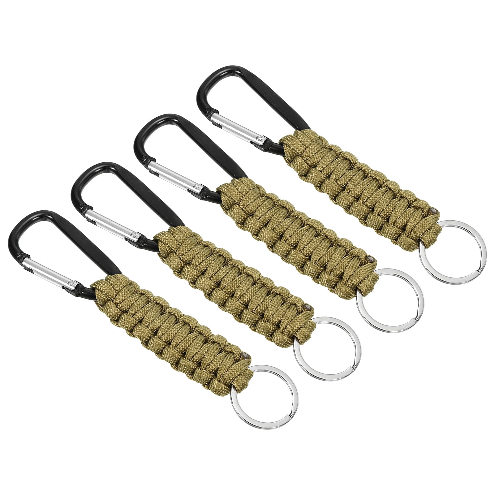 Uxcell Paracord Keychains Braided Paracord Keychain Clip Paracord ...