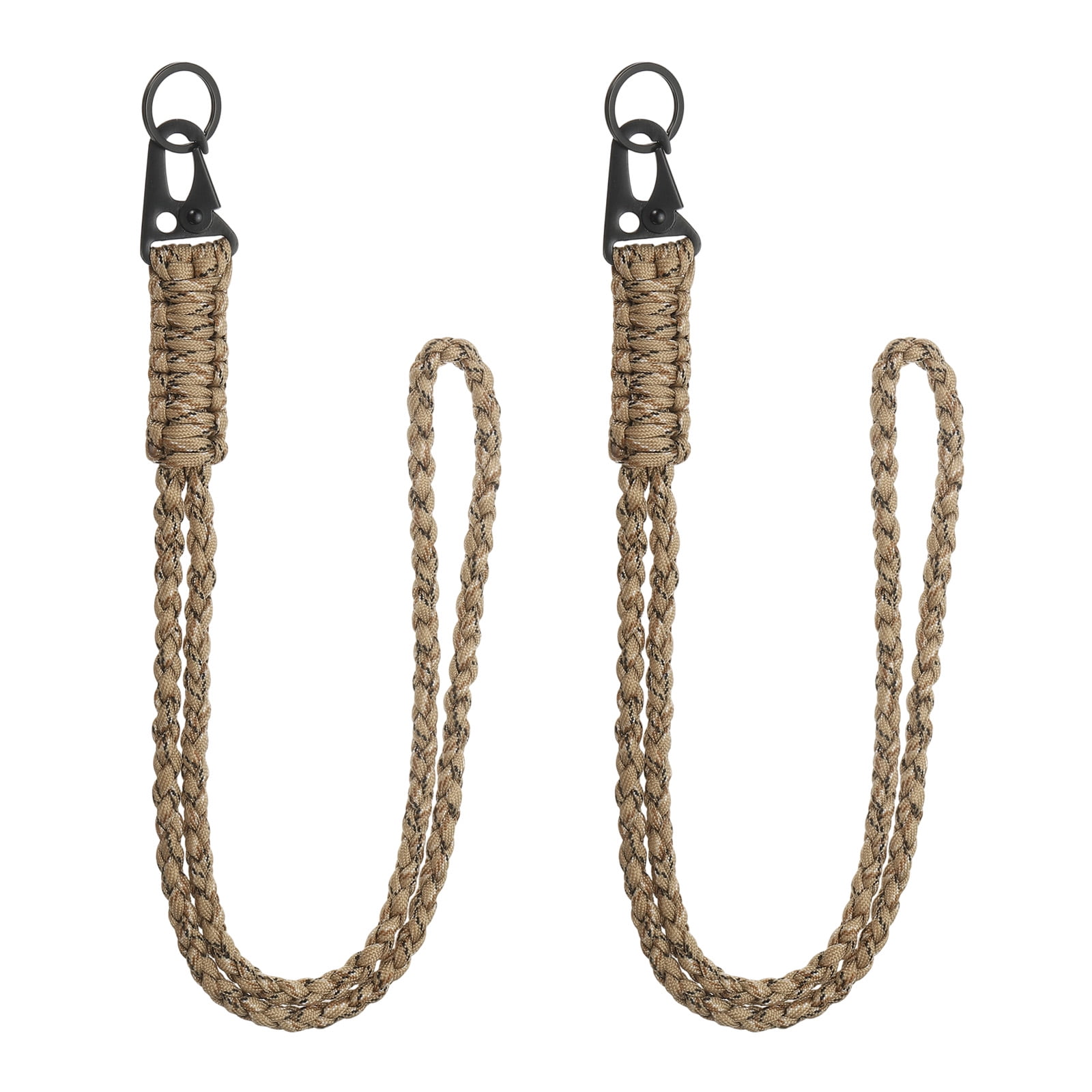 Uxcell Paracord Lanyard, Heavy Duty Keychain Lanyards Camouflage ...