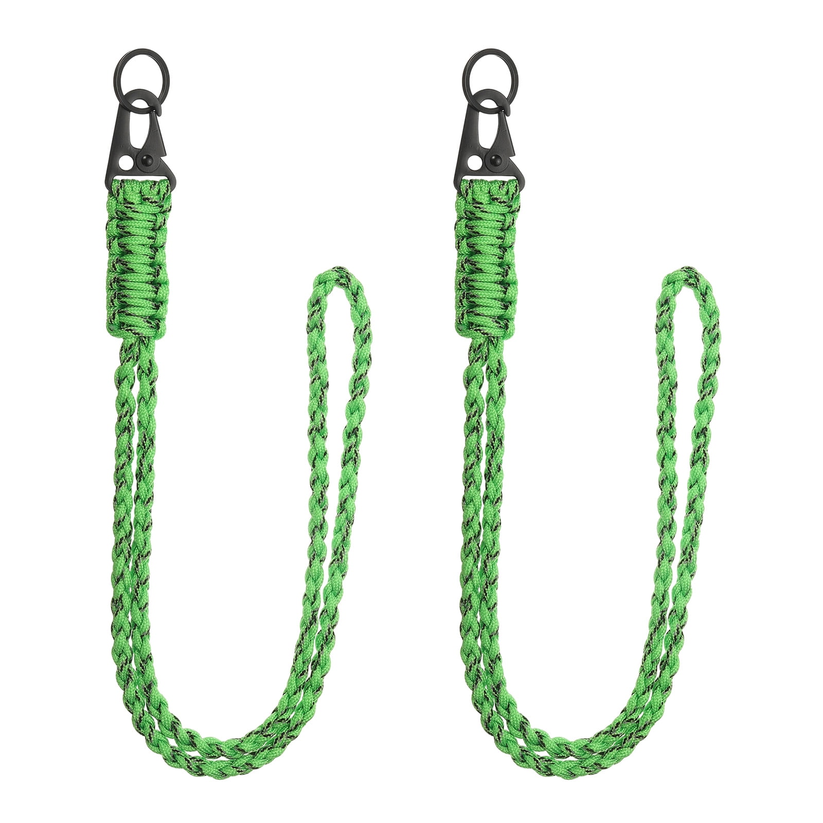 Uxcell Paracord Lanyard, Heavy Duty Keychain Lanyards Grass Green ...