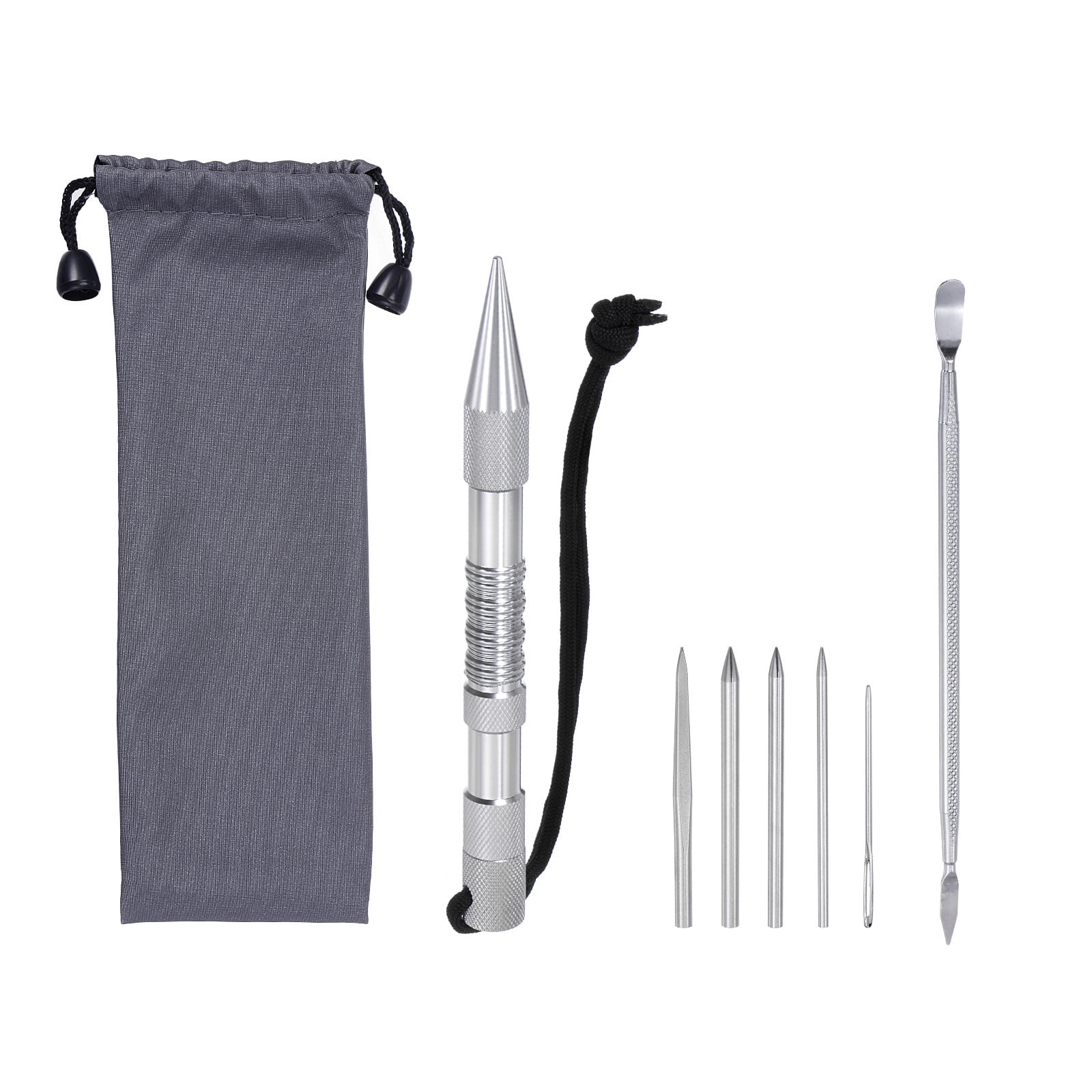 Uxcell Paracord Stitching Set with Marlinspike, 3 Lacing Needles, Large ...