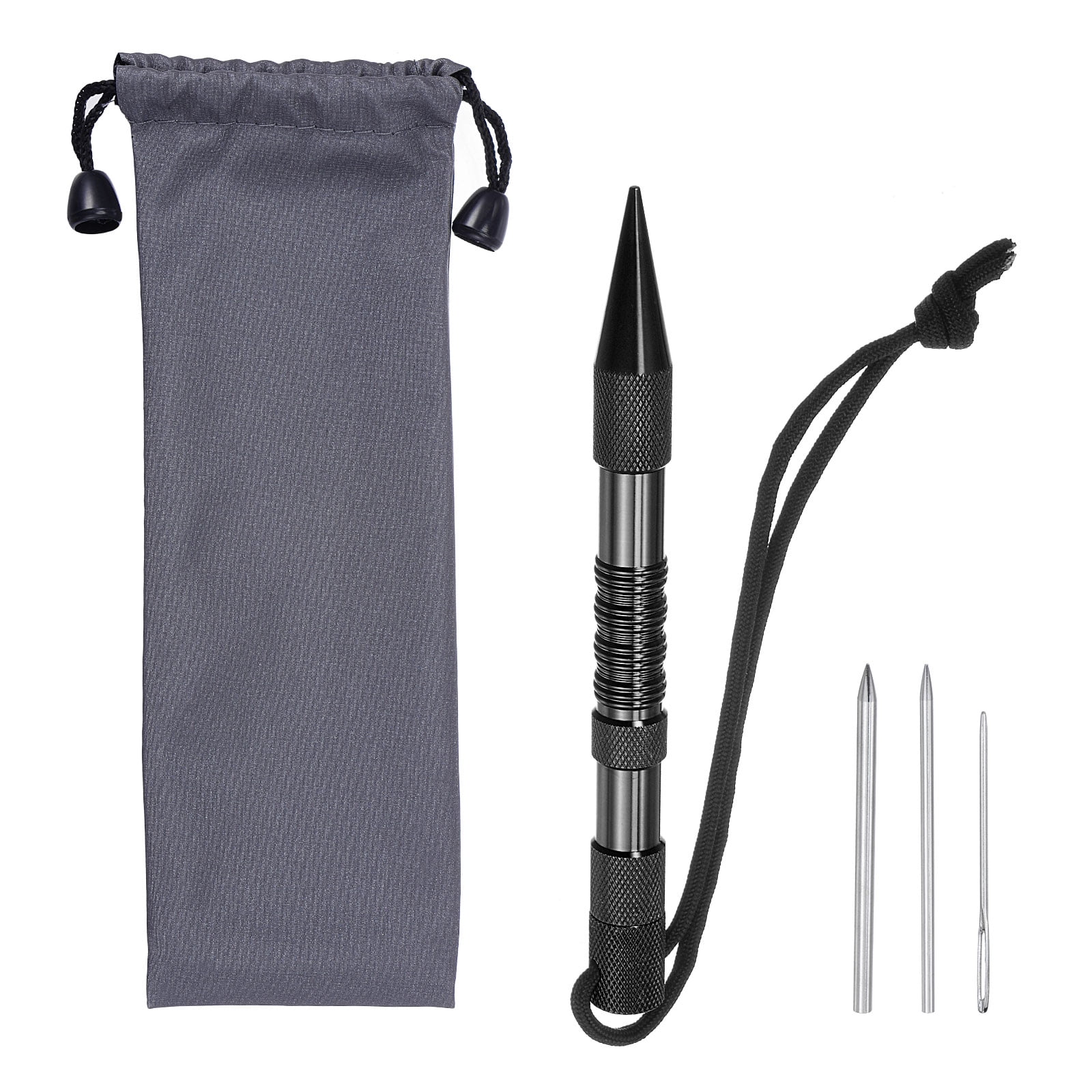 Uxcell Paracord Stitching Set with Marlinspike, Lacing Weaving Needles ...