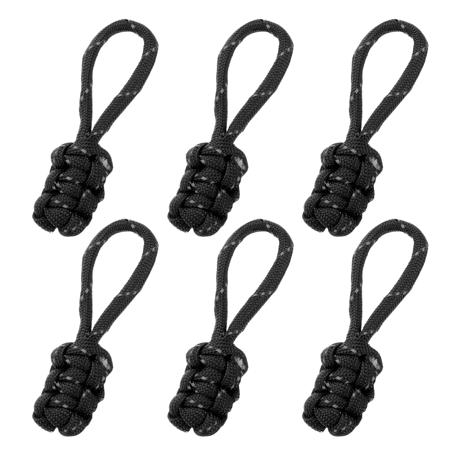 Uxcell Reflective Paracord Zipper Pull Polyester Zipper Pulls ...