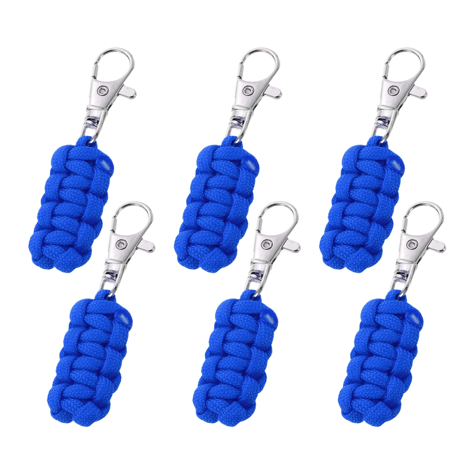 Uxcell Paracord Zipper Pull Polyester Replacement Woven Rope with Metal ...