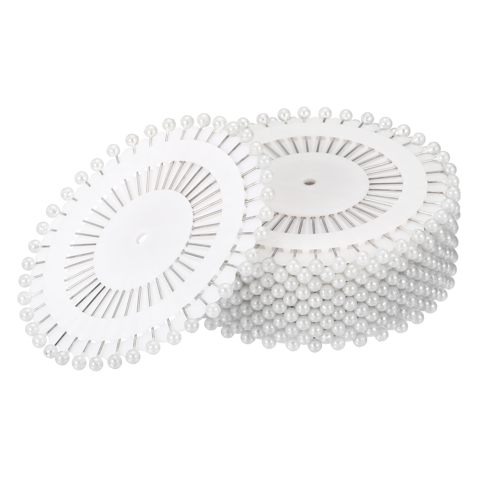Uxcell Pearl Head Sewing Pins Corsage Round Decor Pin for Sewing, White ...