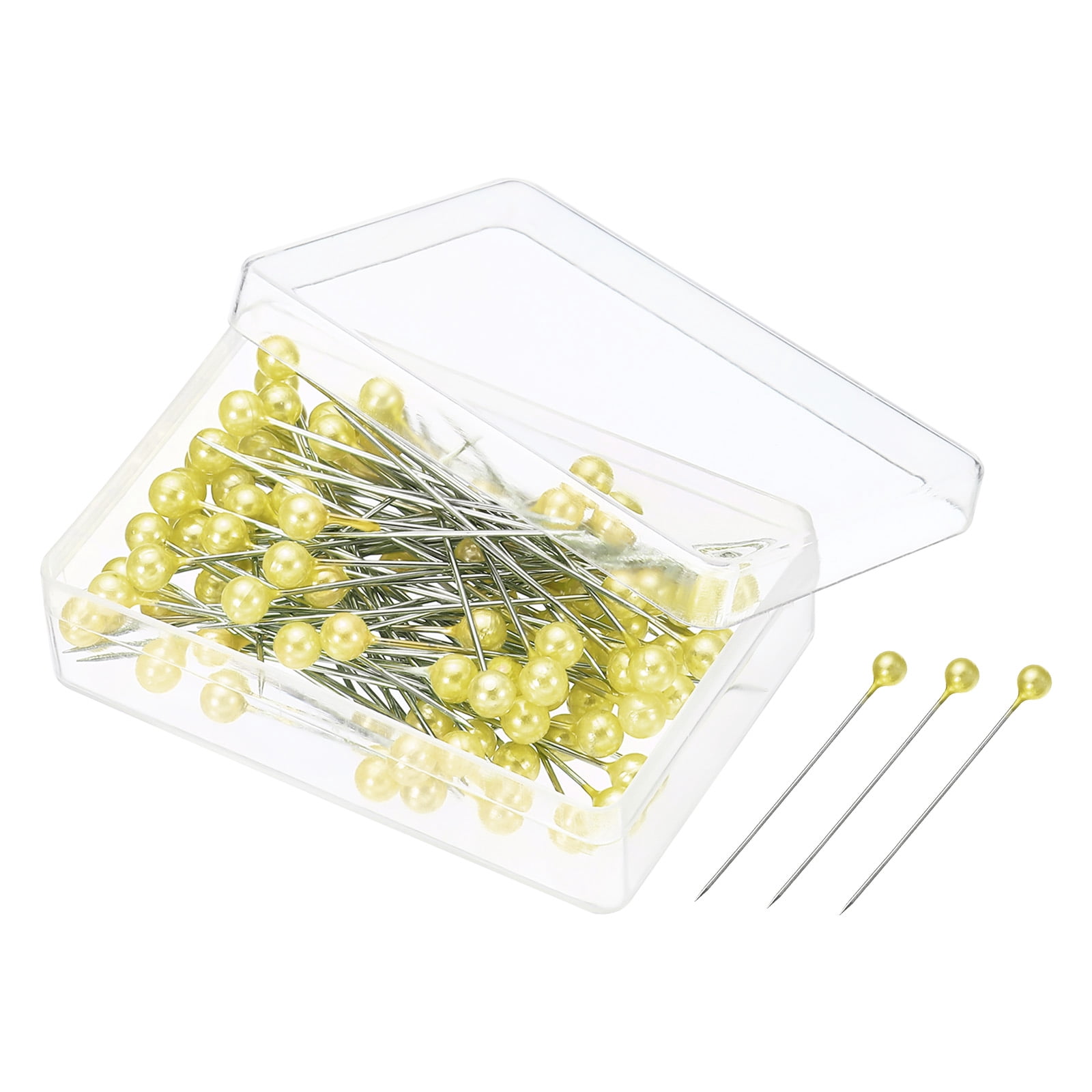 Uxcell Pearlized Sewing Pins Ball Head Needle Straight Quilting Pin ...