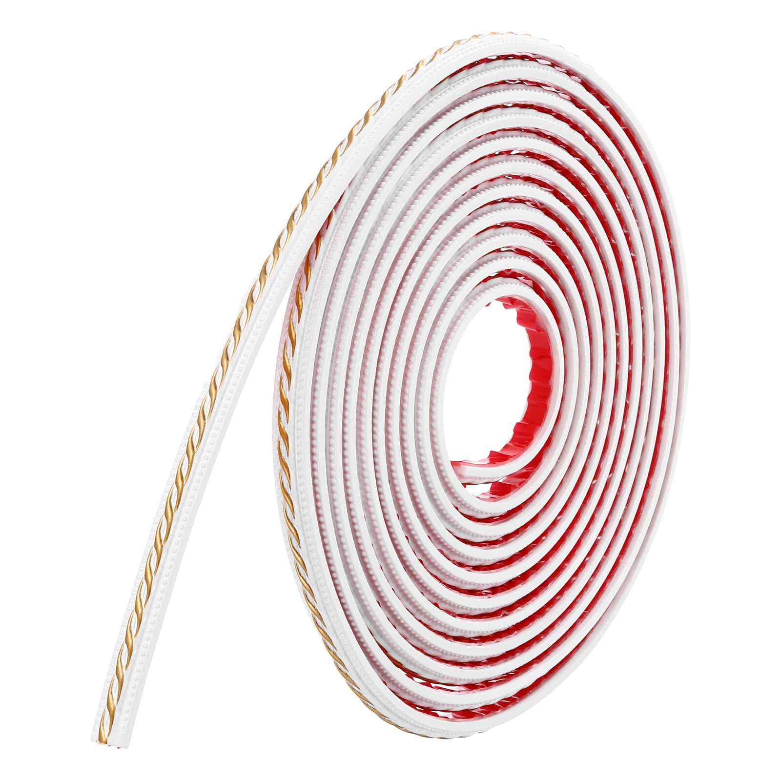 Uxcell Peel and Stick Molding Trim for Walls 0.5" x 16 ft Flexible ...