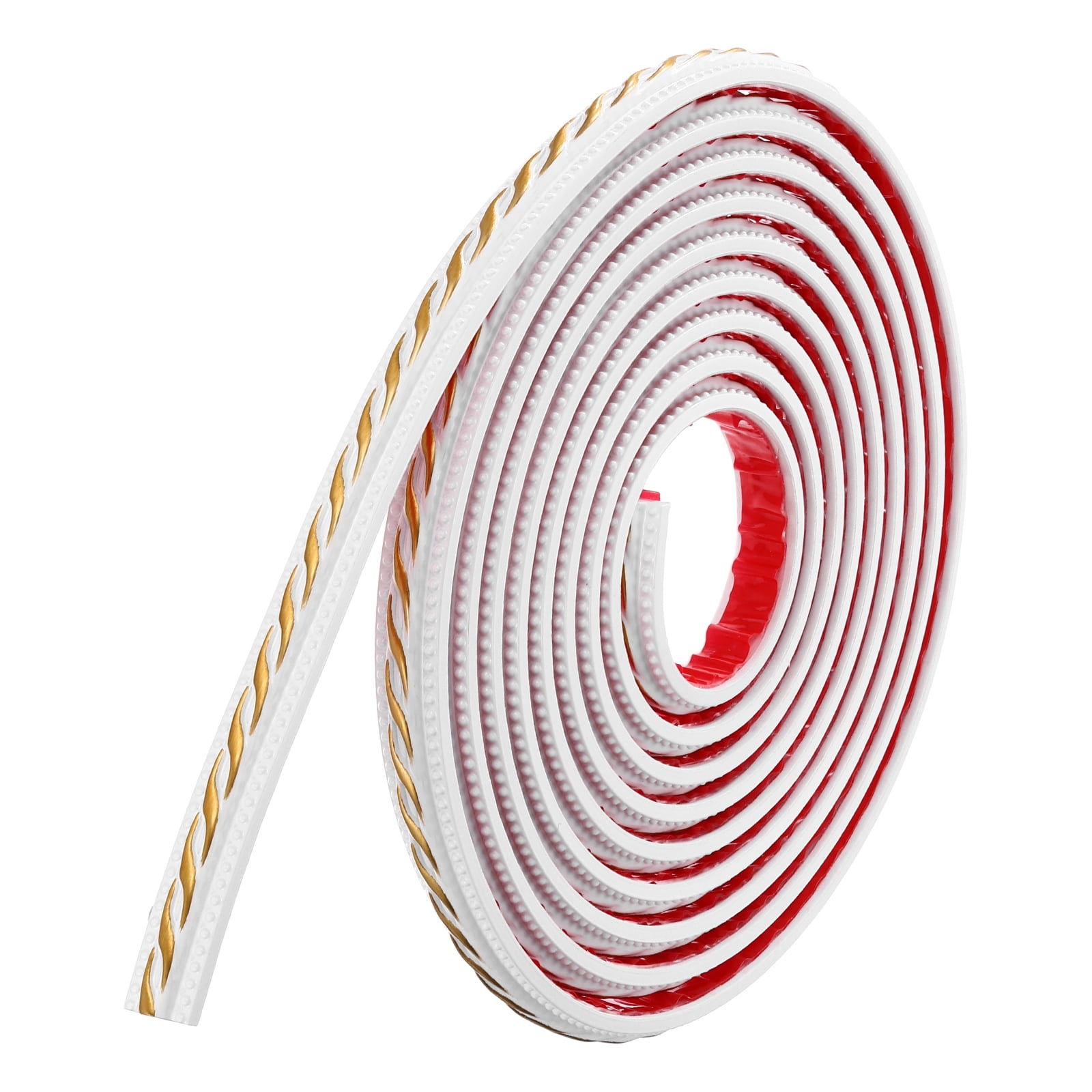 Uxcell Peel and Stick Molding Trim for Walls 0.8" x 16 ft Flexible ...
