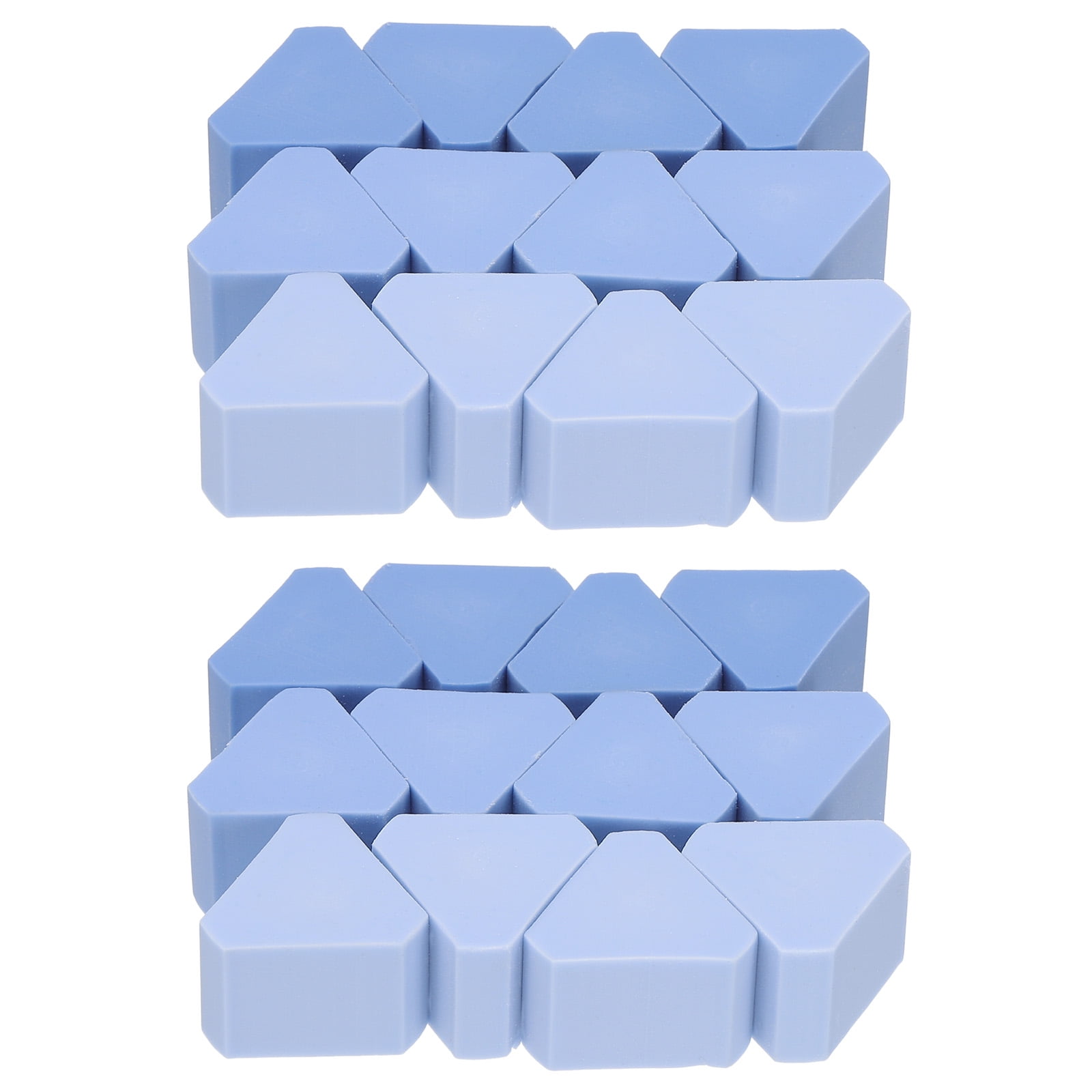 Uxcell Pencil Erasers, 24 Pcs Rubber Triangle Gradient Mini Cute ...