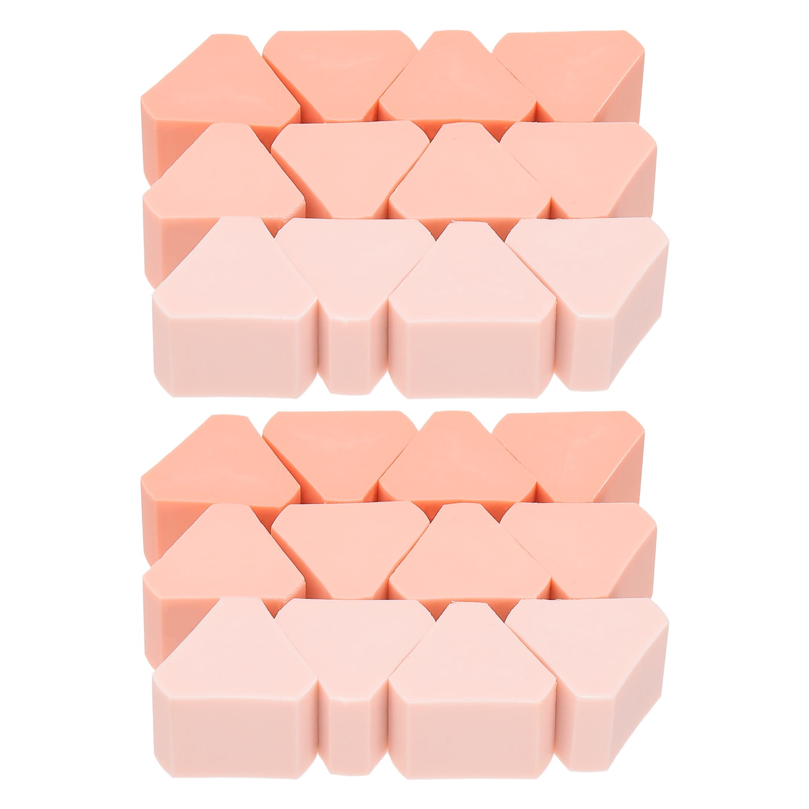 Uxcell Pencil Erasers, 24 Pcs Rubber Triangle Gradient Mini Cute ...