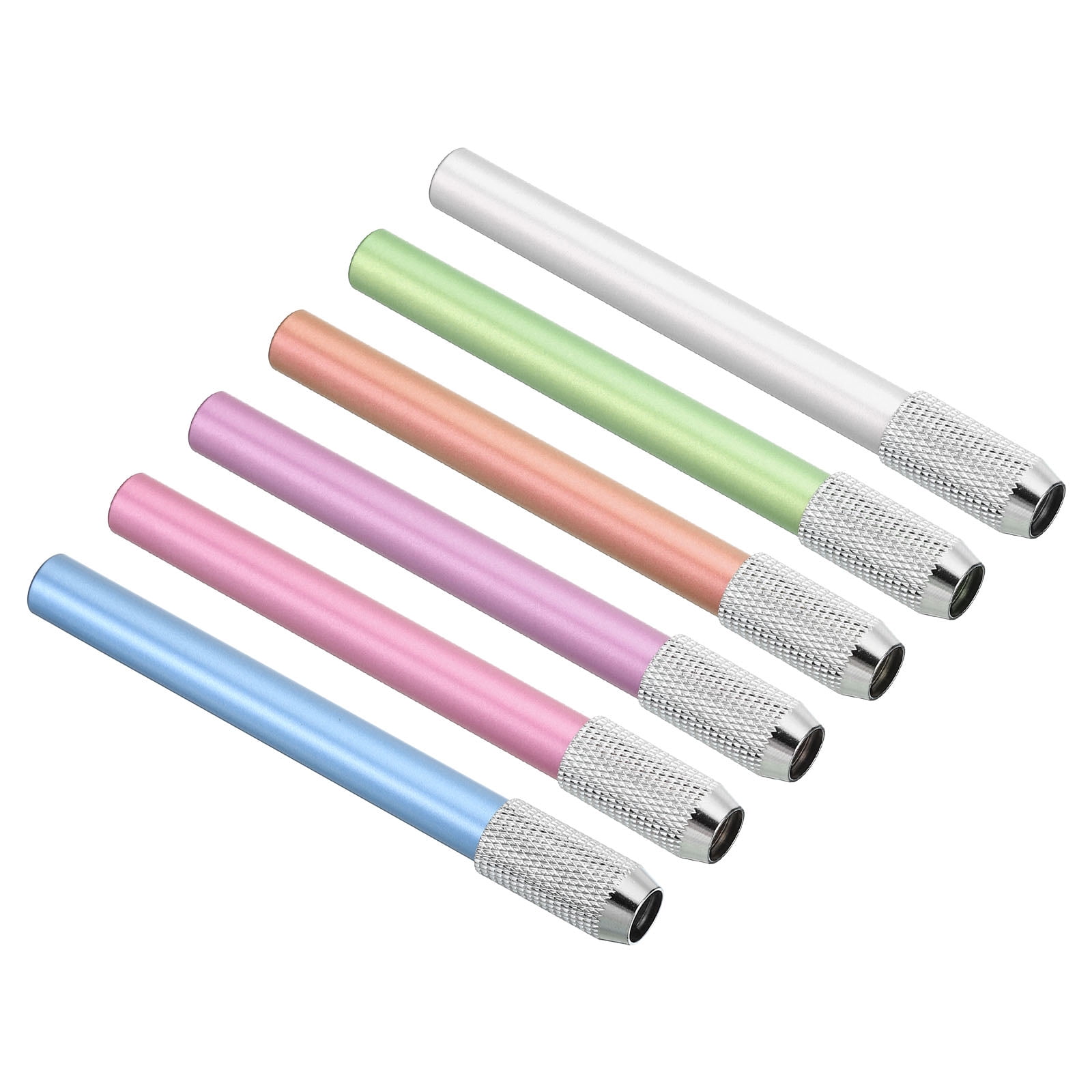 Uxcell Pencil Extenders, 6 Pack Metal Handle Drawing Shading Adjustable ...