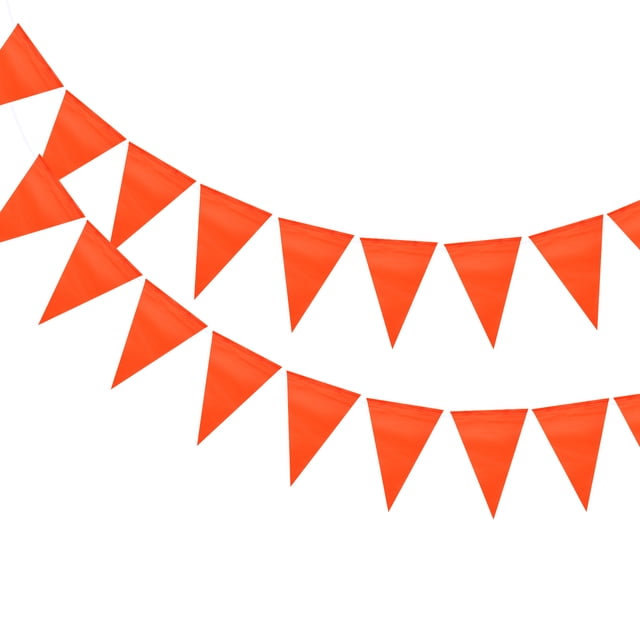 Uxcell Pennant Banner Flags String Triangle Hanging Triangle Bunting ...