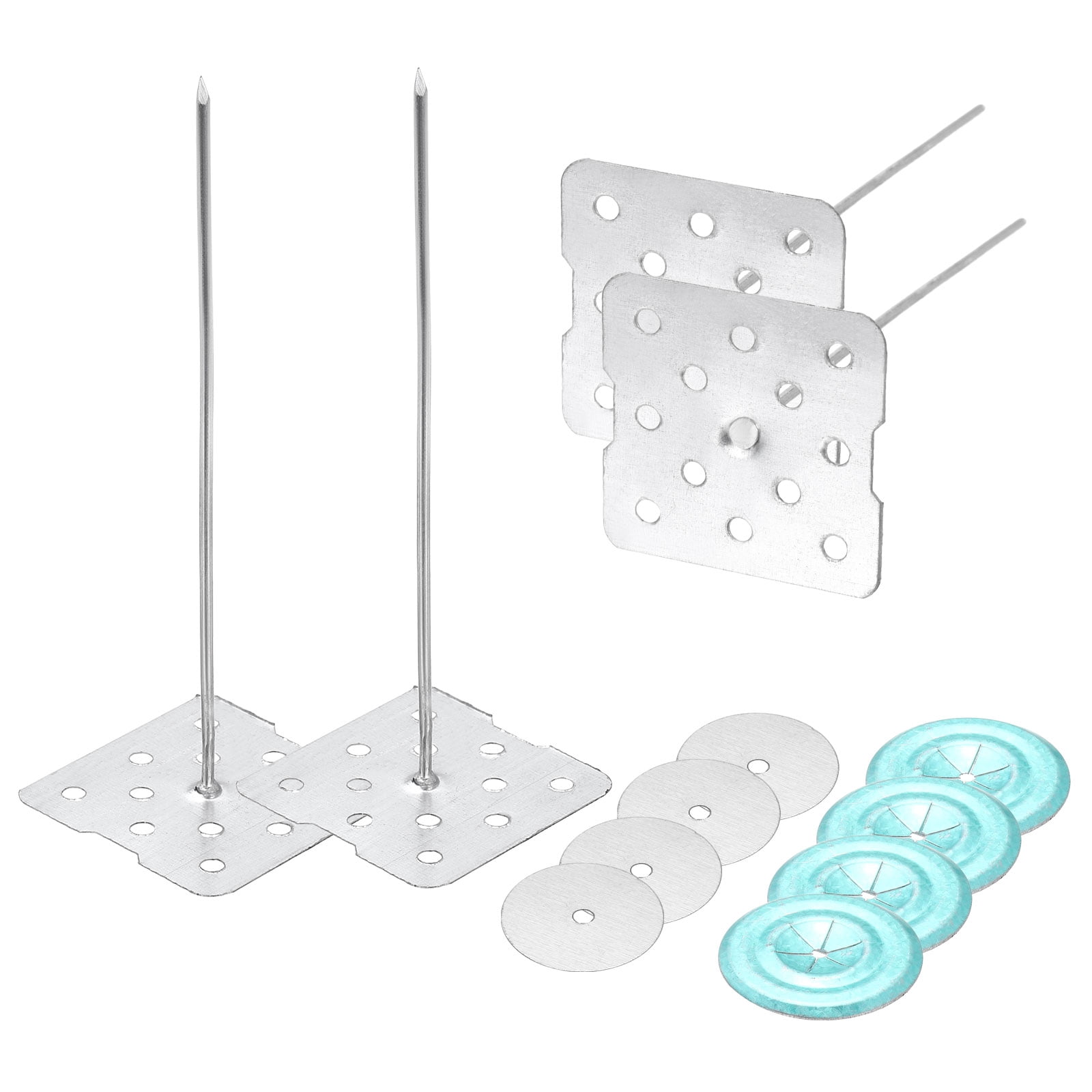 Uxcell Perforated Insulation Pins 5.9 Inch, 100 Pcs 0.8 Inch Washers ...