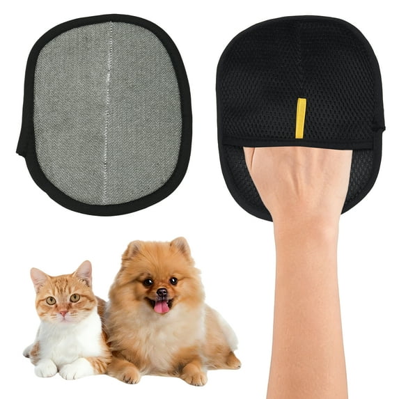 Uxcell Pet Hair Remover Gloves, Electrostatic Pet Hair Dog Cat Grooming ...