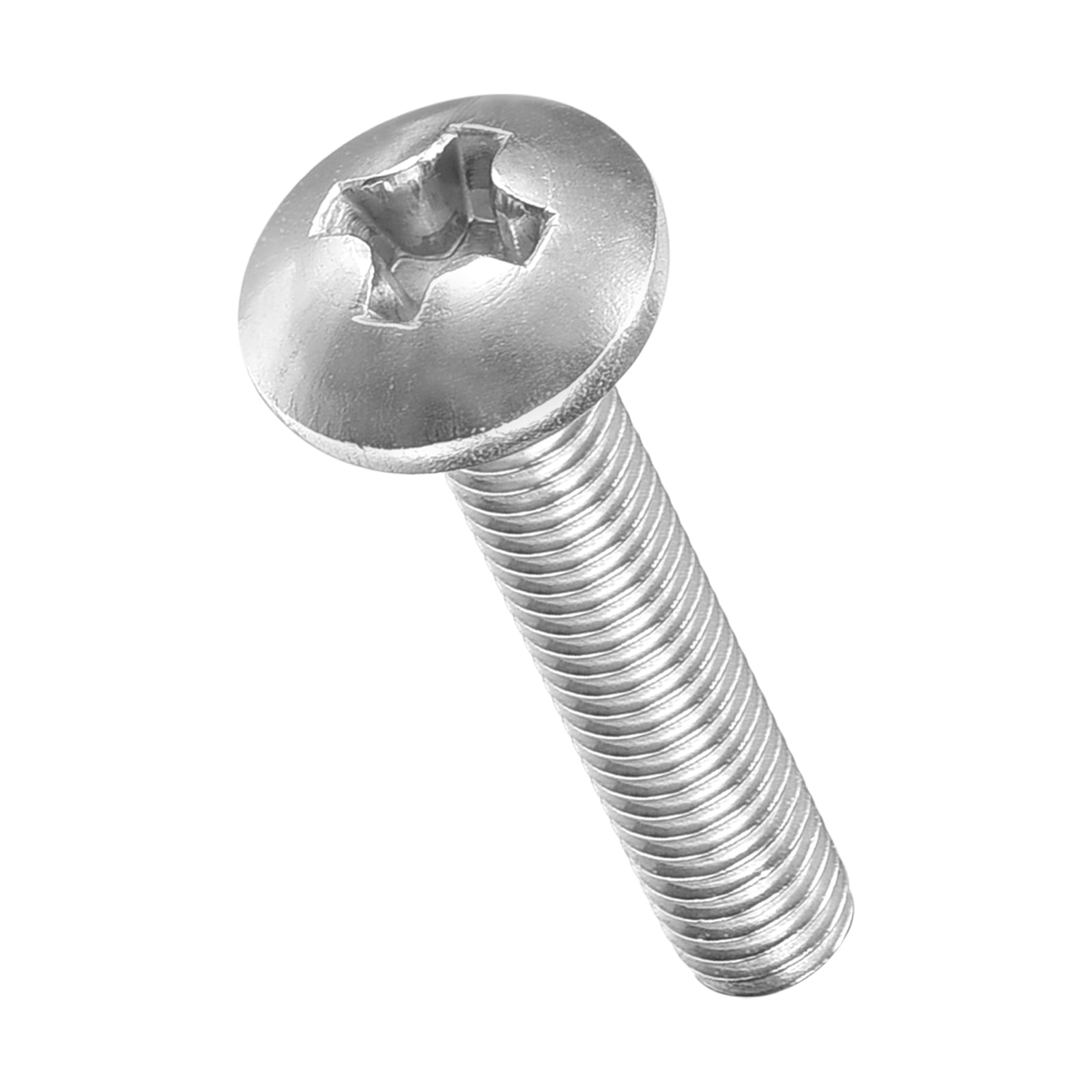 Uxcell Phillips Cross Flat Round Head Machine Screw Kit with Lock Nut ...