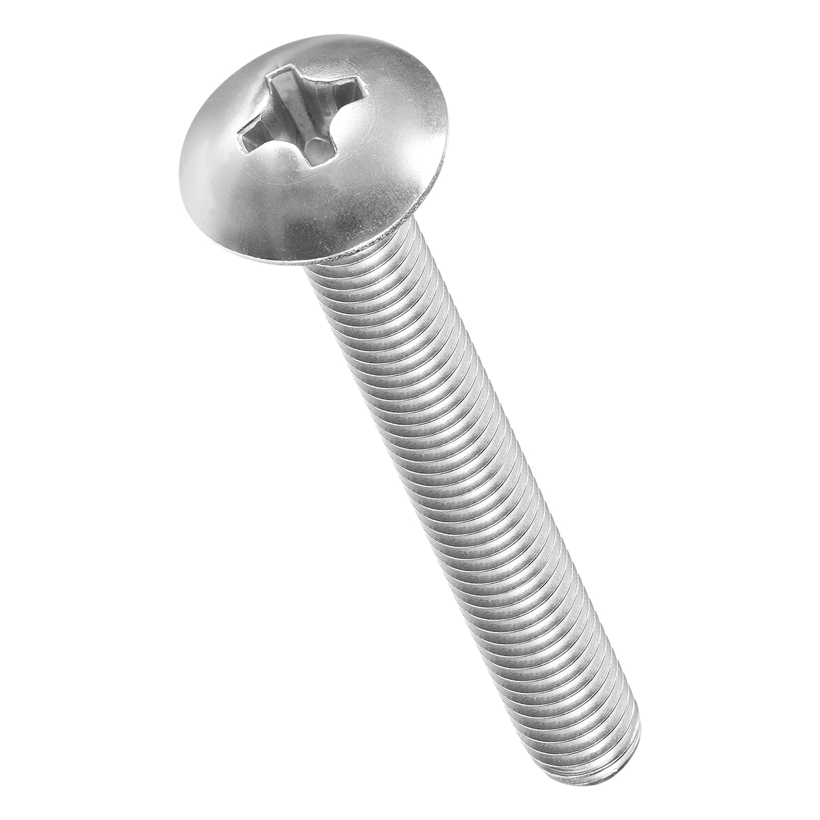 Uxcell Phillips Cross Flat Round Head Machine Screw Kit with Lock Nut ...
