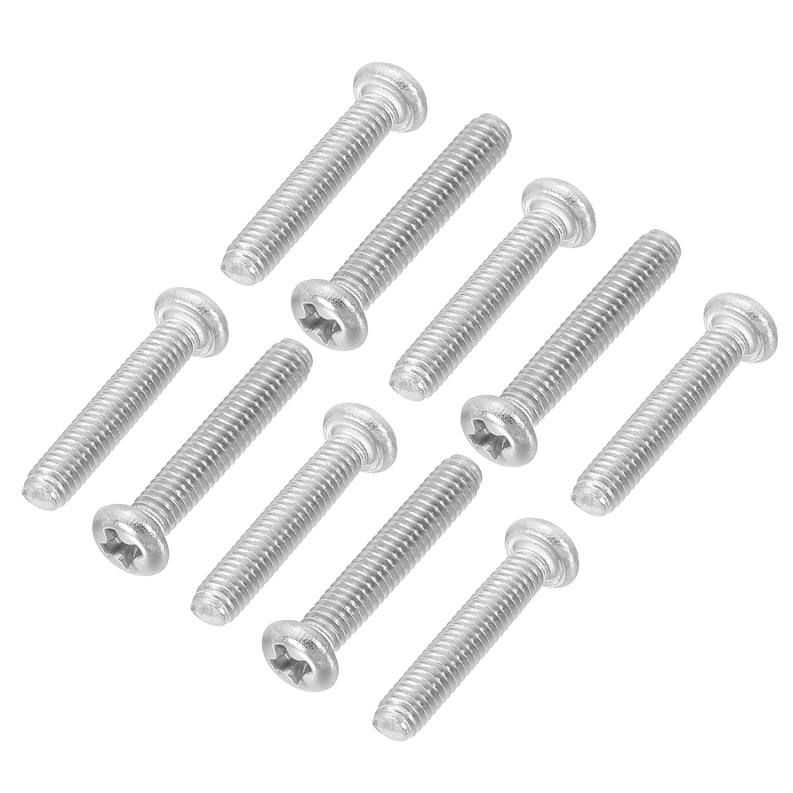 Uxcell Phillips Pan Head Screws, 120 Pack M2.5-0.45 x 14mm 304 ...