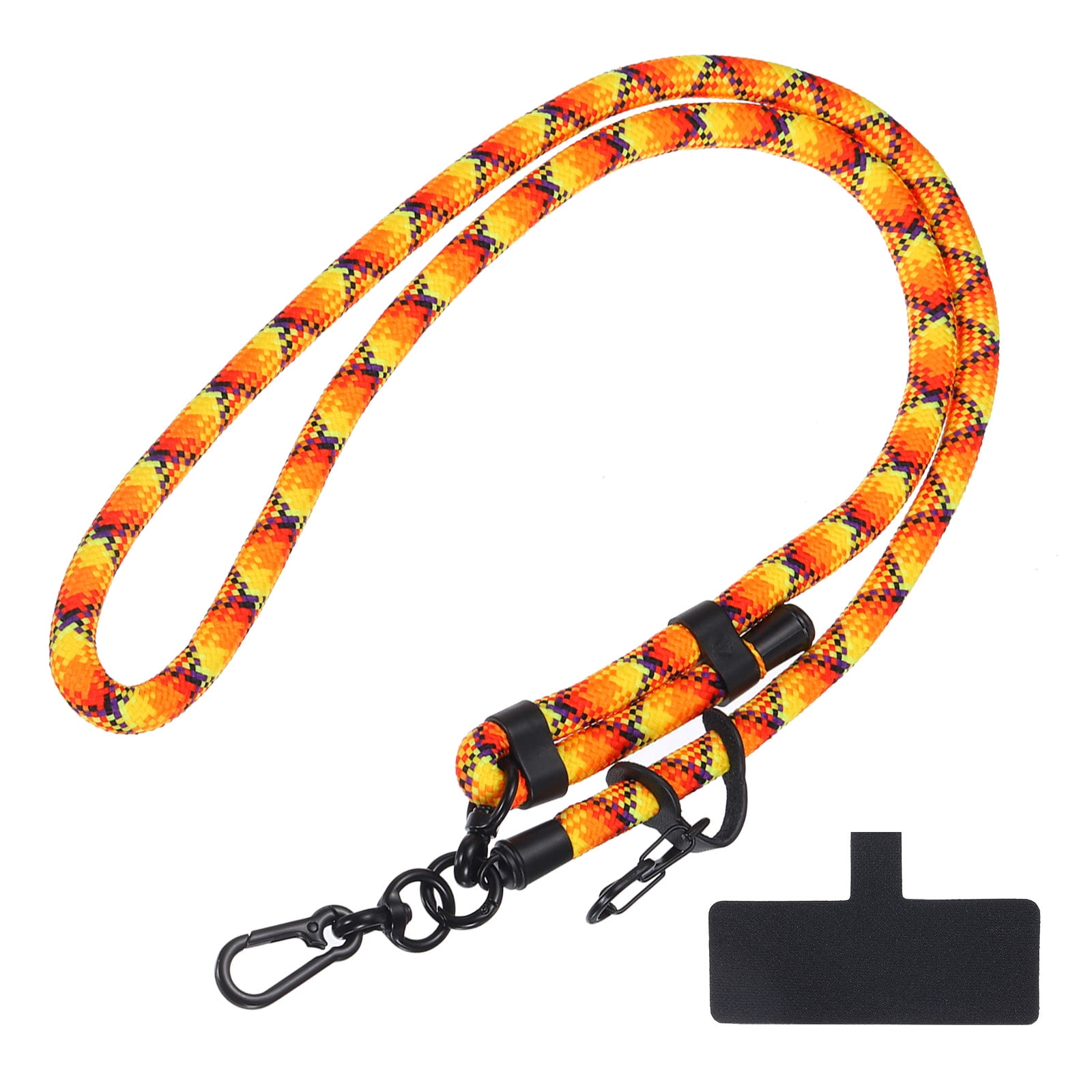 Uxcell Phone Lanyard Adjustable Neck Lanyard Wrist Lanyard with Patch ...