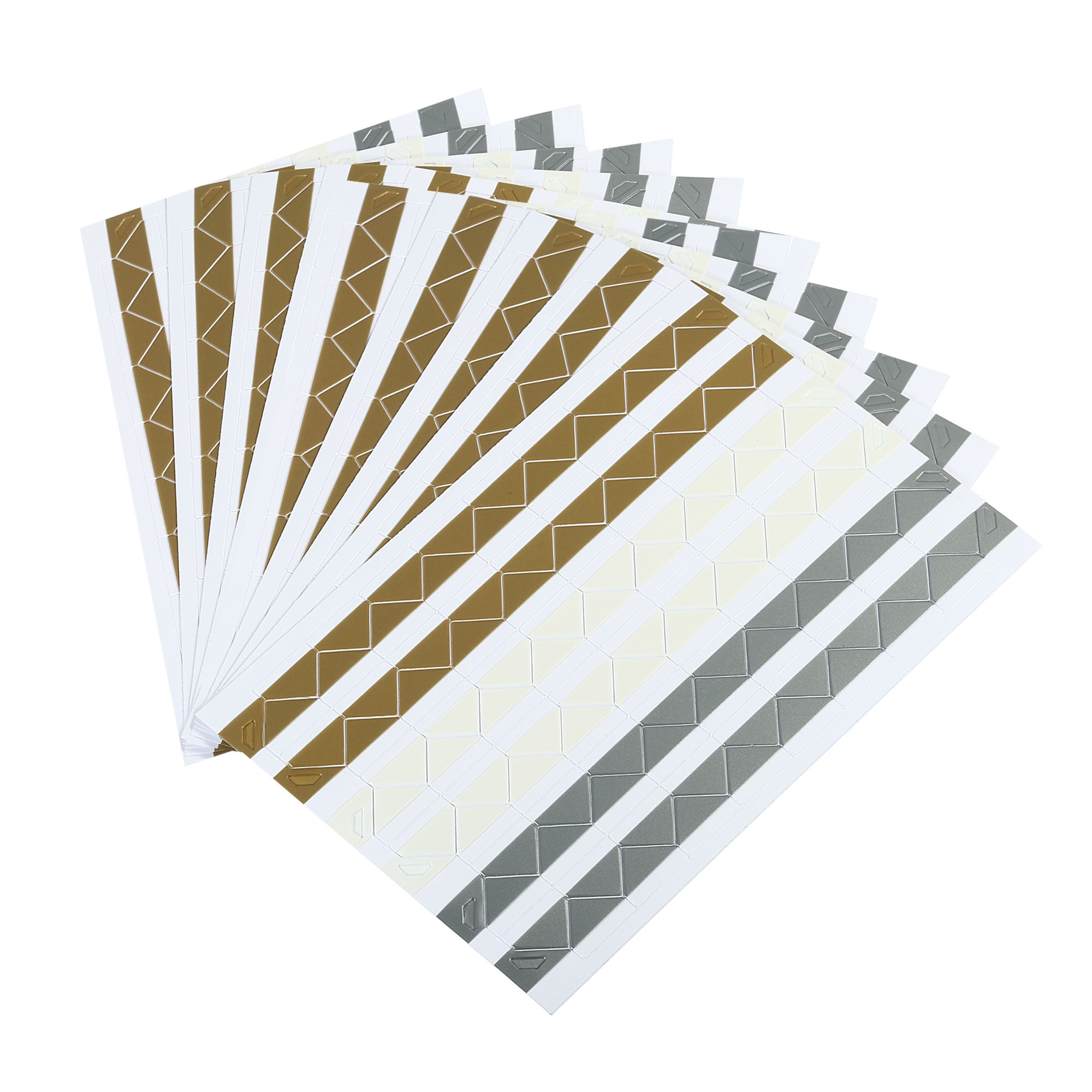Uxcell Photo Corner Sticker Self Adhesive Picture Mounting Label Golden ...