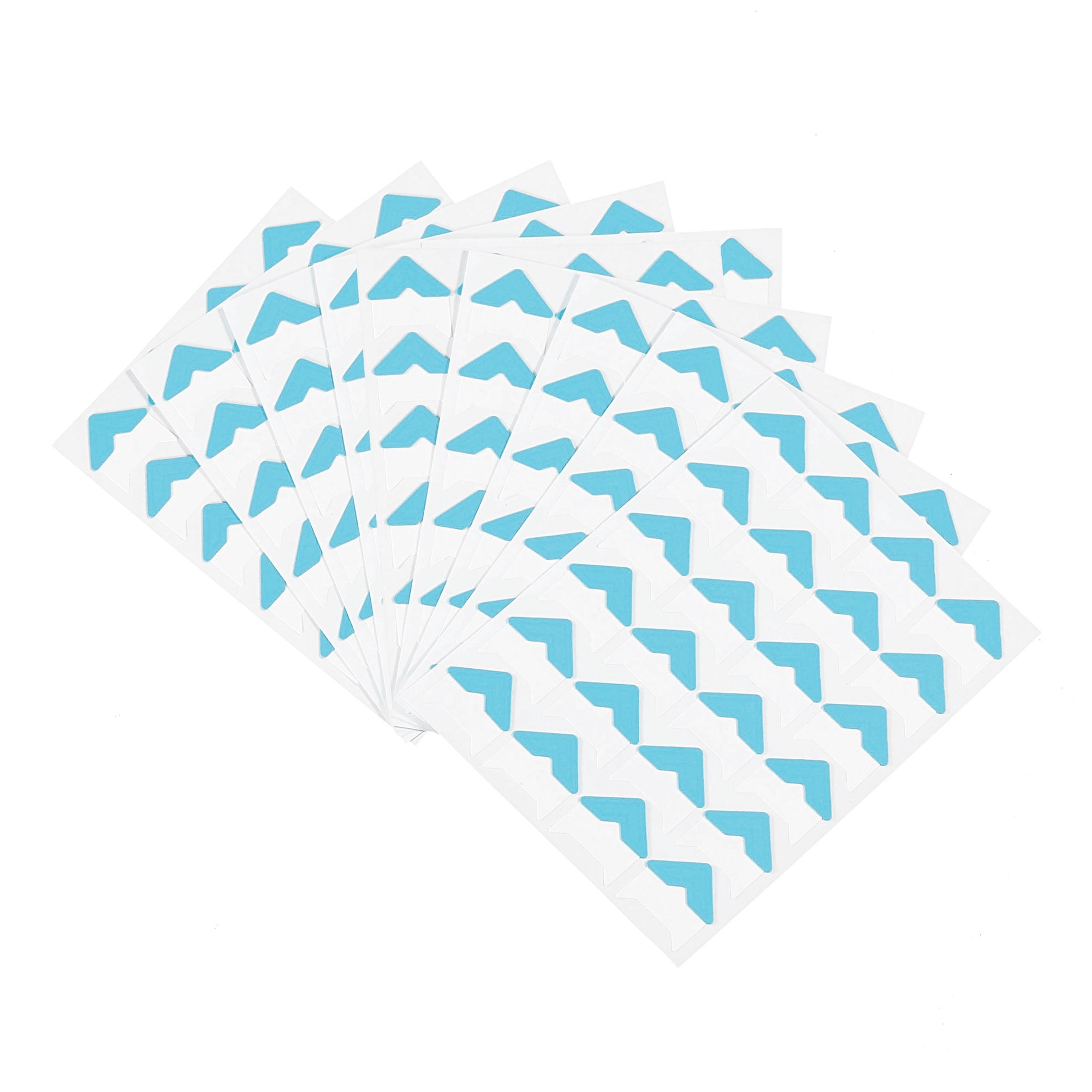 Uxcell Photo Corners Adhesive DIY Picture Mounting Sticker Blue 10 ...
