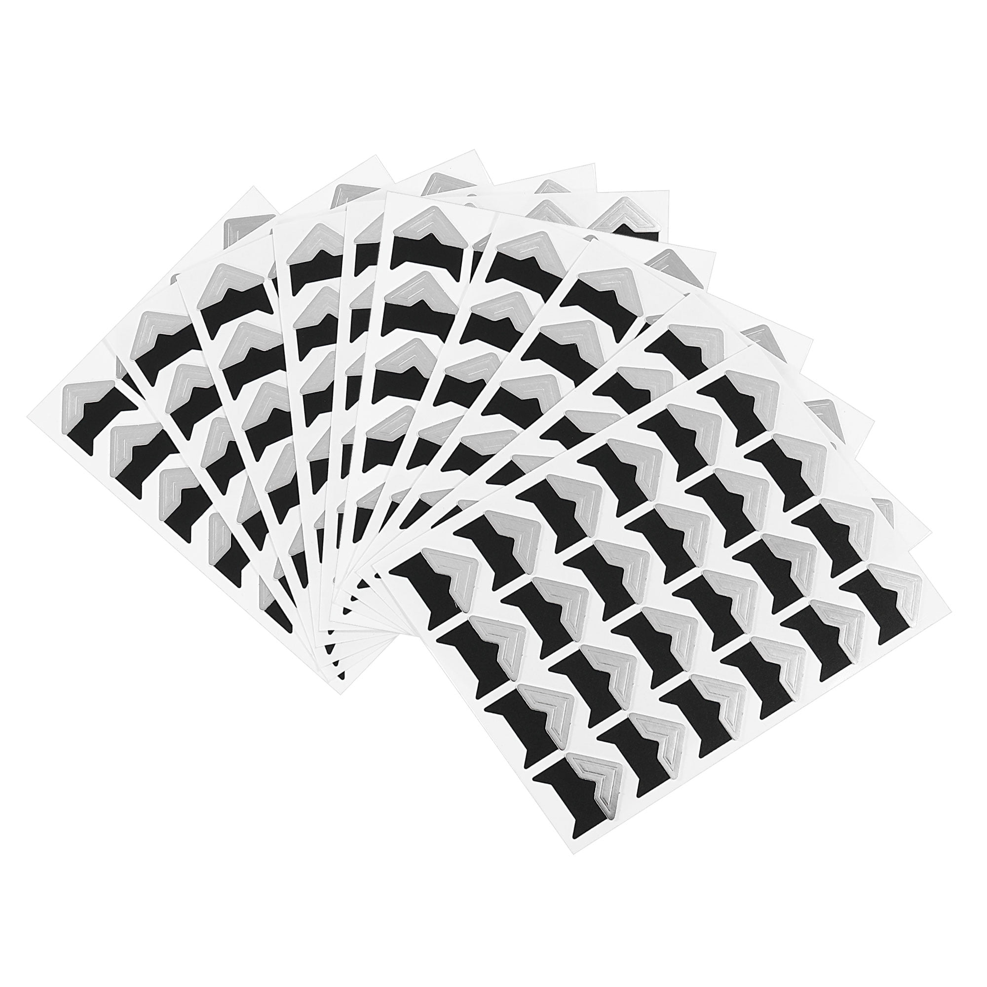 Uxcell Photo Corners Adhesive DIY Picture Mounting Sticker Silver 10 ...