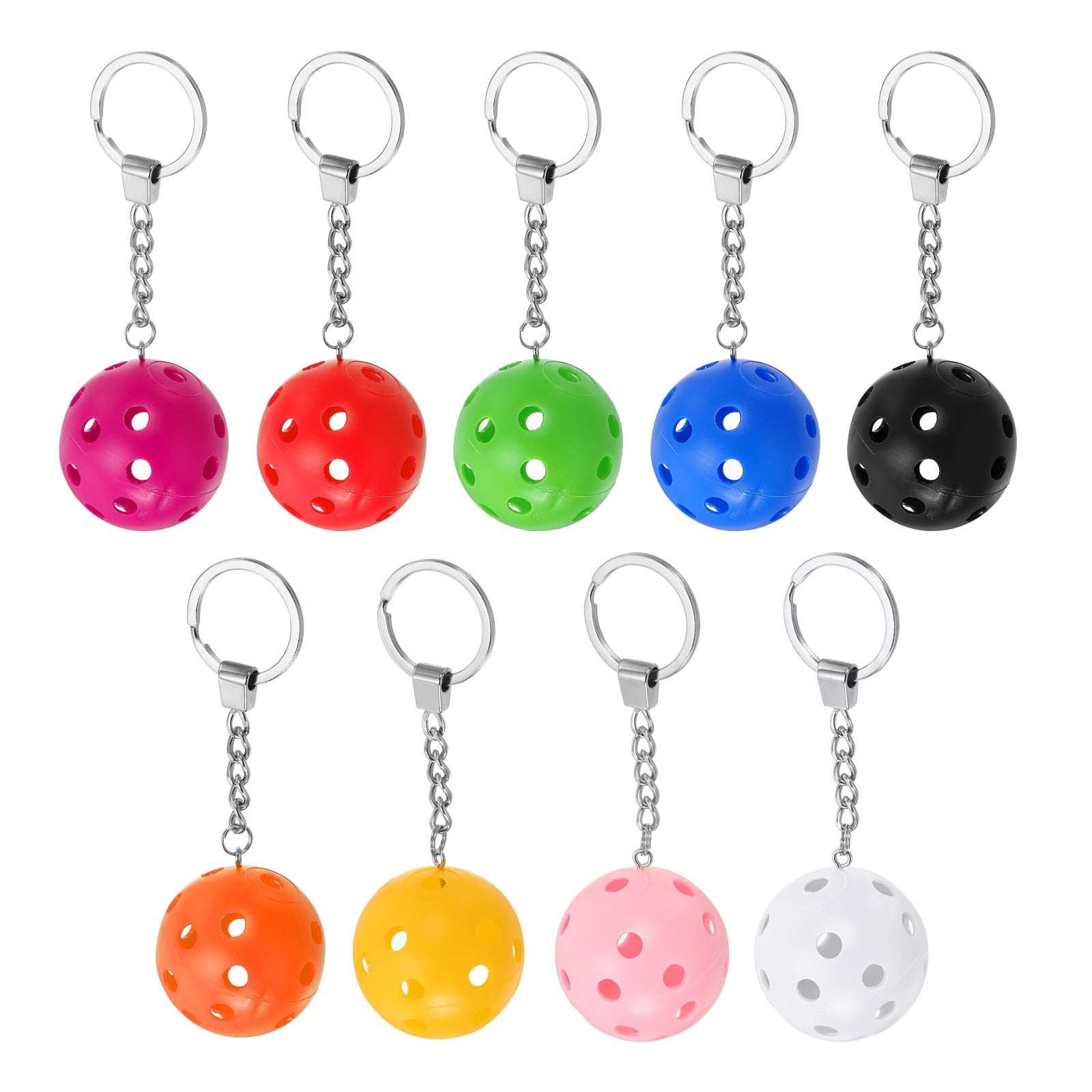 Uxcell Pickleball Keychain Mini Pickleball Ornament for Bags Backpacks ...