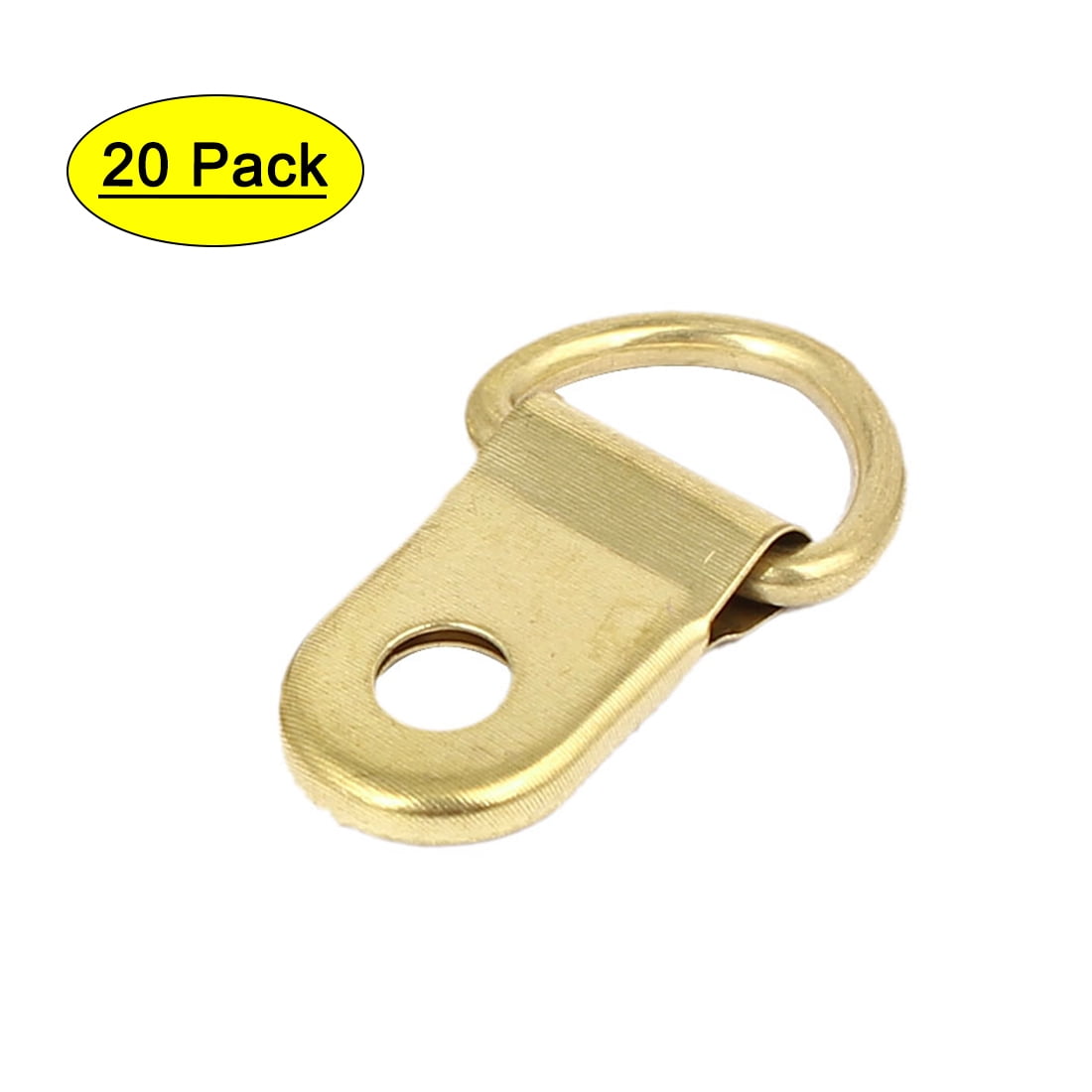 Uxcell Picture Photo Frame Hanging Single Hole D-Ring Hanger 25mmx14mm ...