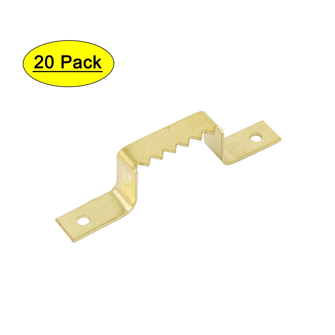 Uxcell Picture Photo Frame Hooks Hangers 2.4" x 0.3" 20Pcs w Screws ...