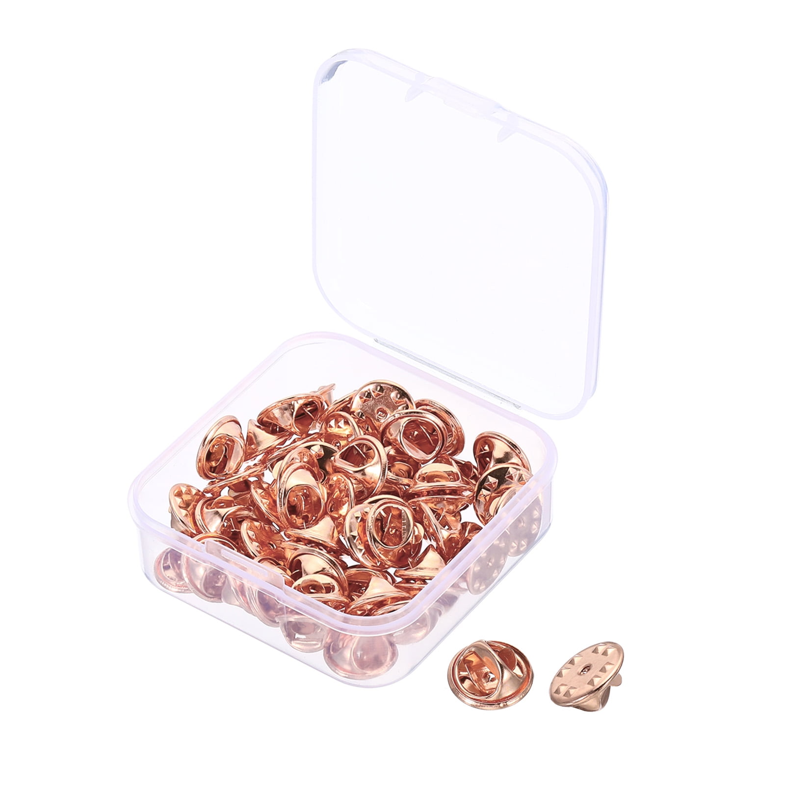 Uxcell Pin Backs Metal Lapel Pin Backing Brooch Holder Decorative ...