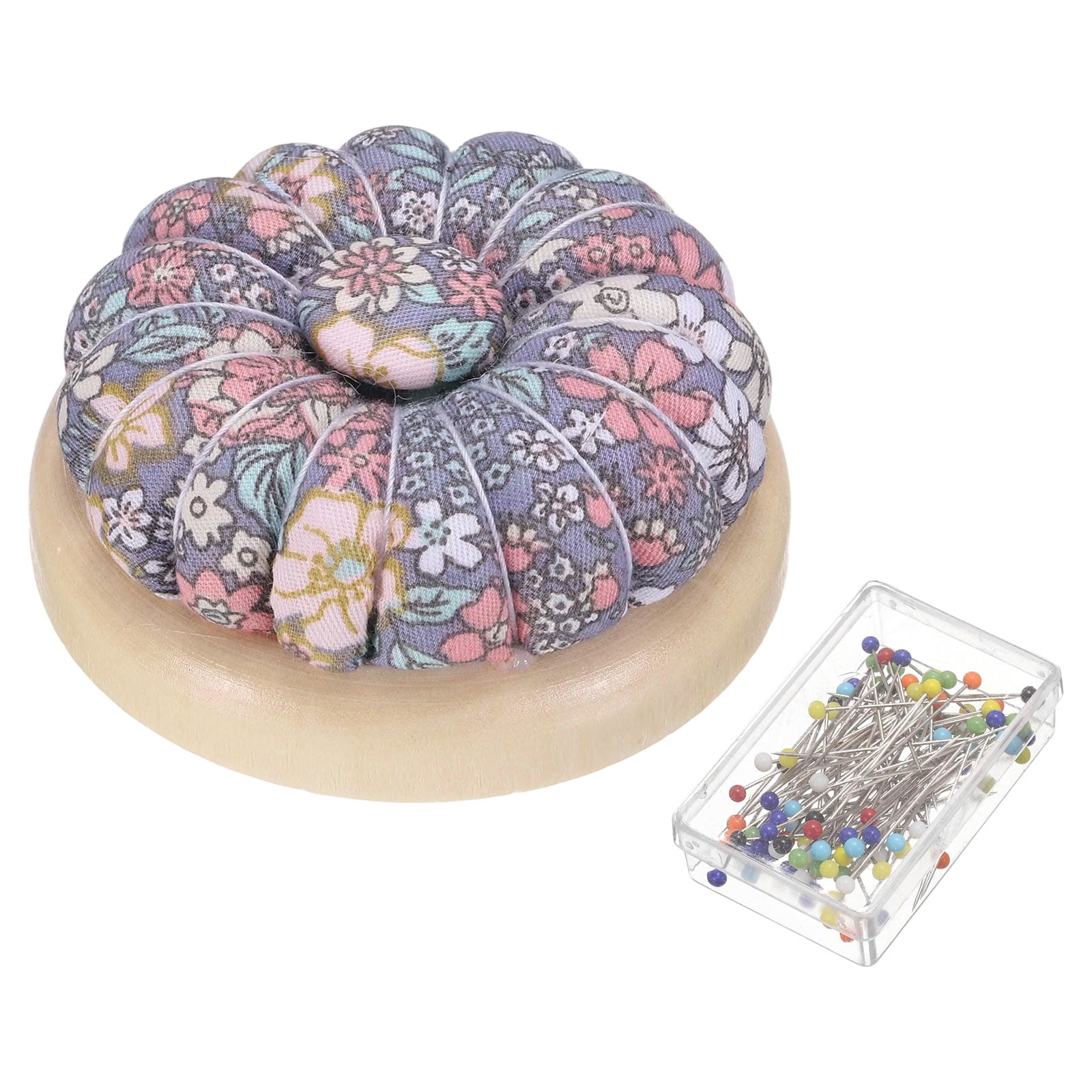 Uxcell Pin Cushions Sewing Cute Needle Holder with Magnetic Wooden Base ...