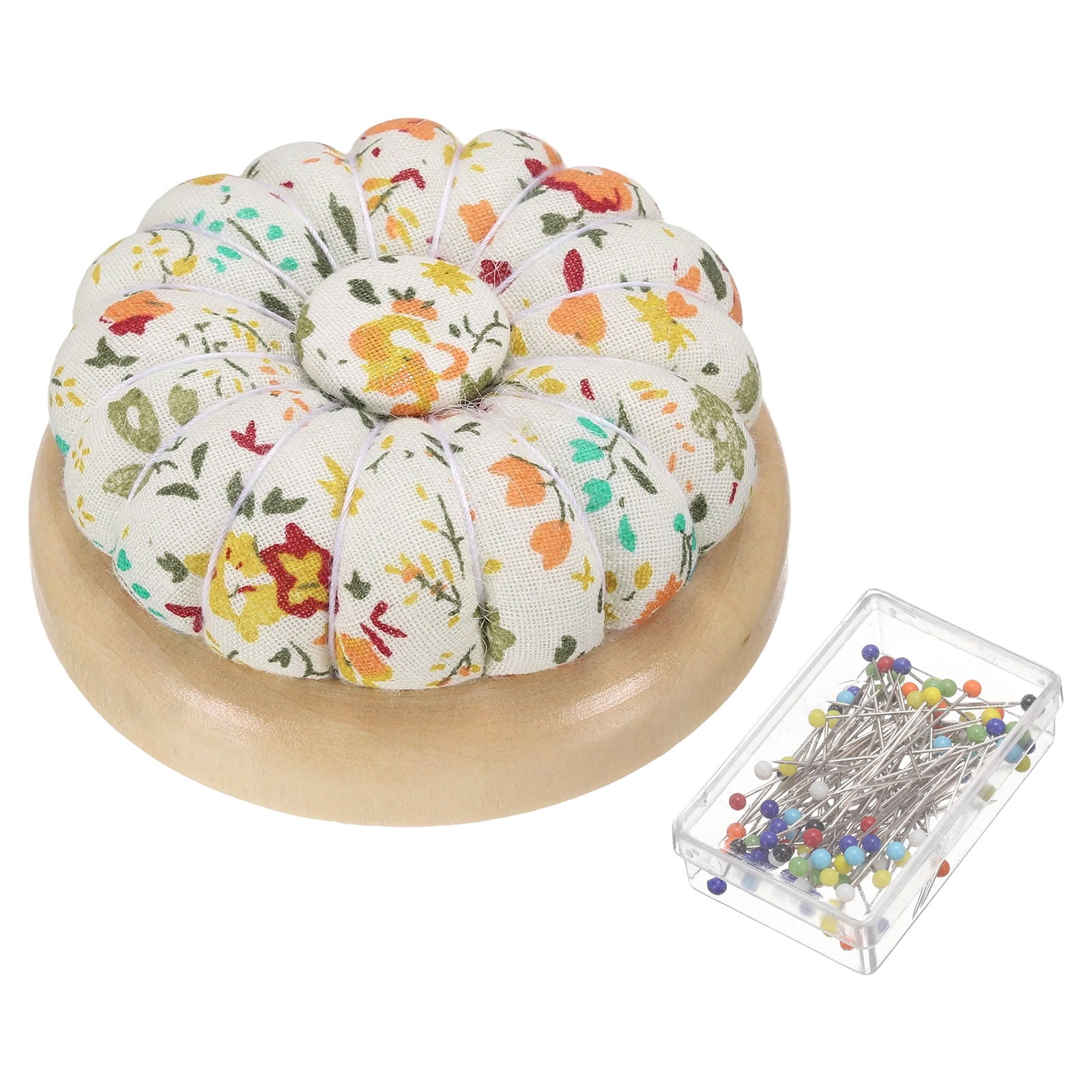 Uxcell Pin Cushions Sewing Cute Needle Holder with Magnetic Wooden Base ...