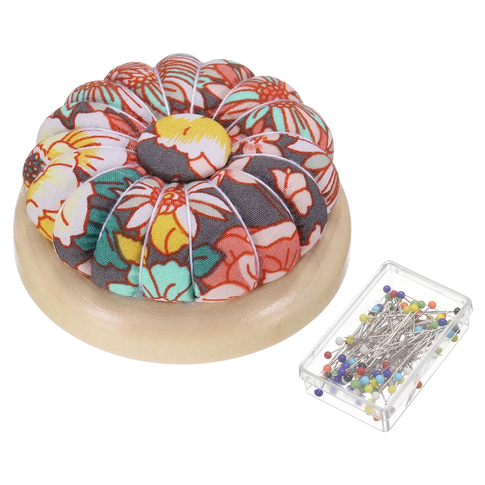 Uxcell Pin Cushions Sewing Cute Needle Holder with Magnetic Wooden Base ...