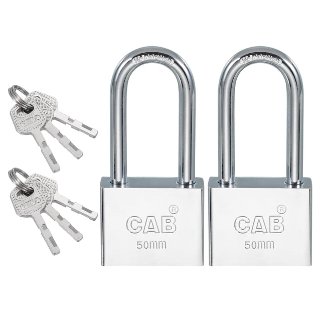 Uxcell Pin Tumbler Padlock, Keyed Different Locks Stainless Steel ...
